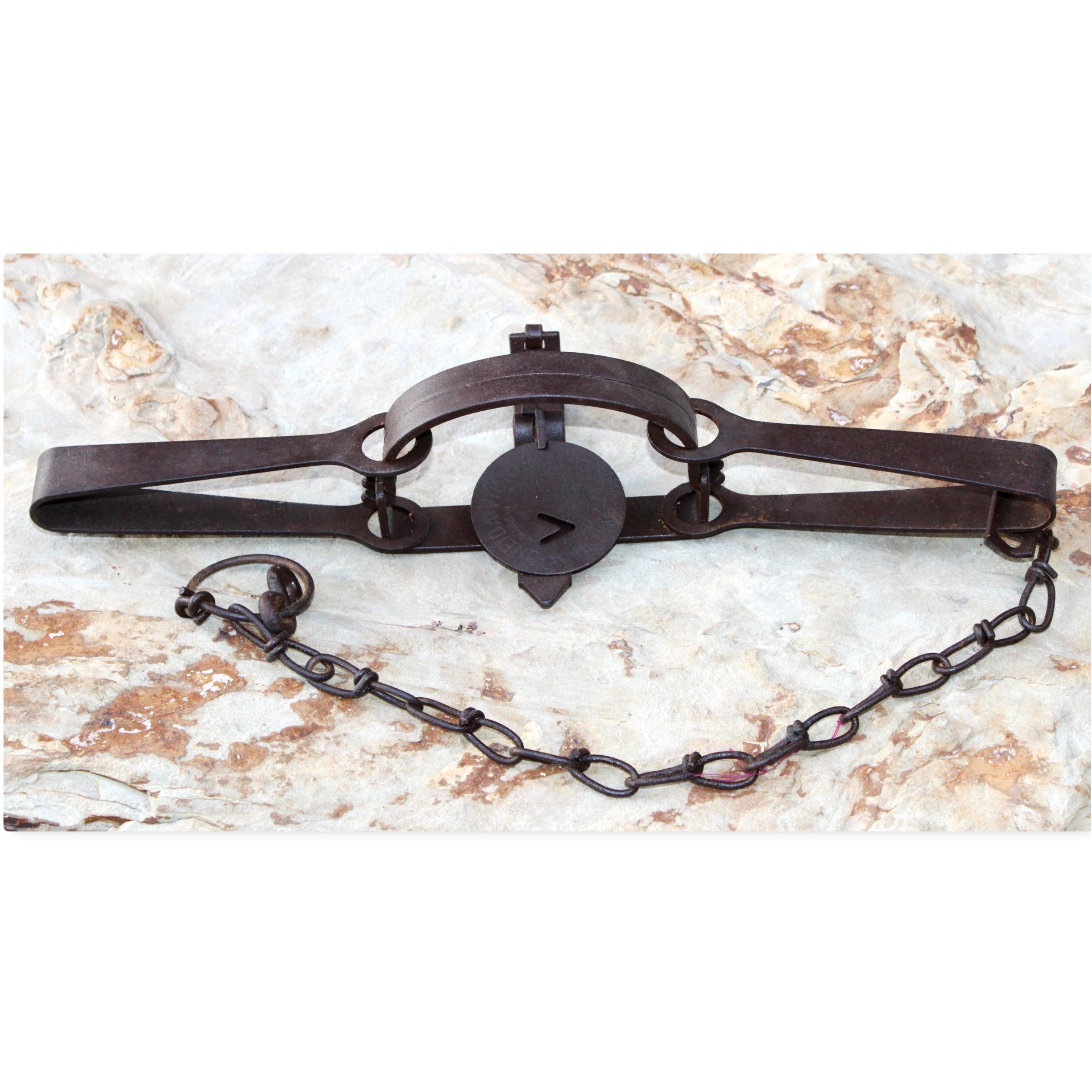 Antique Victor #3 Large Double Long Spring Animal Trap