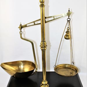 W & T Avery Brass Equal-arm Beam Scale - Etsy