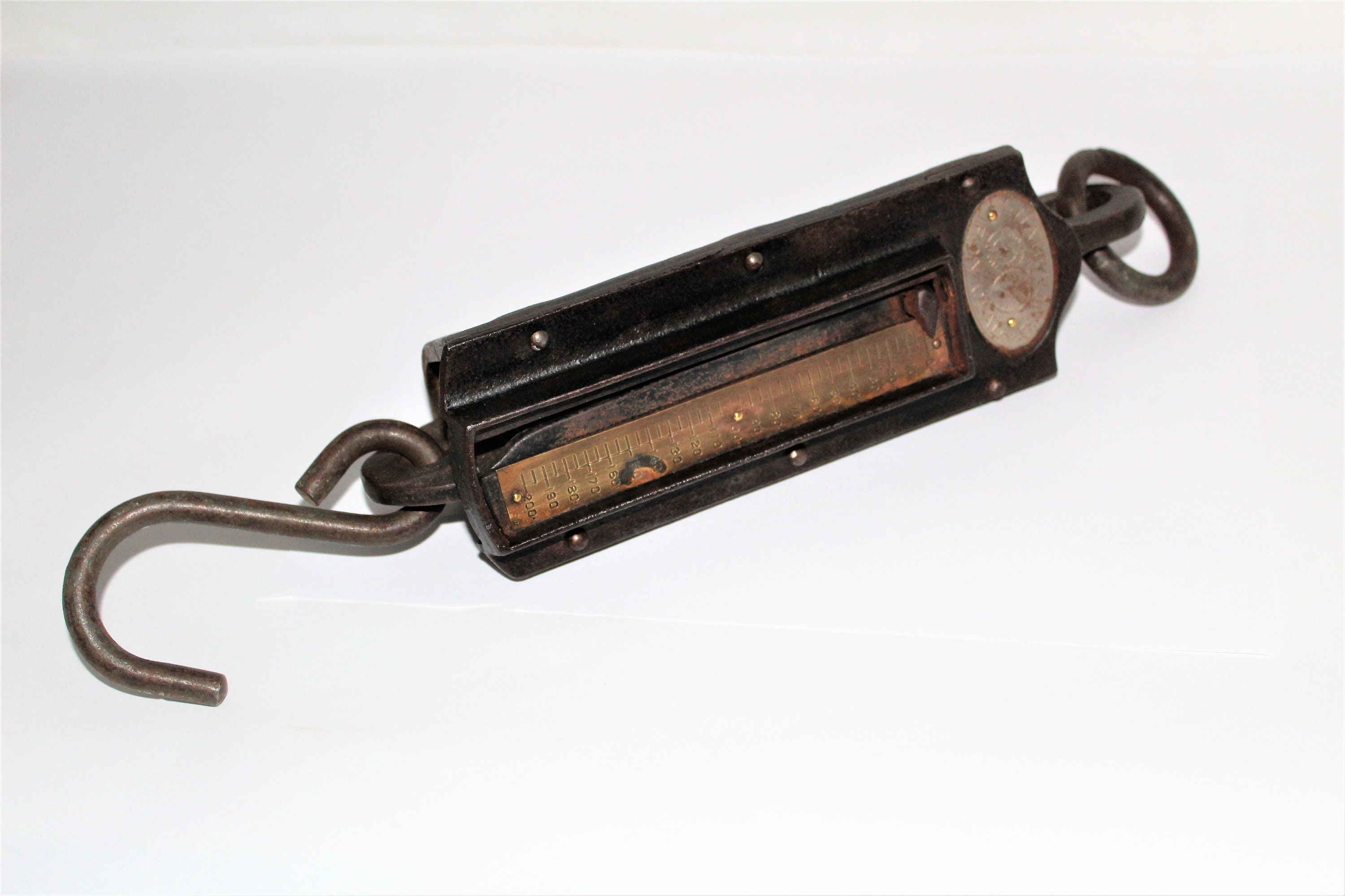 Chatillon's Iron Clad 200lbs Hanging Spring Balance Scale