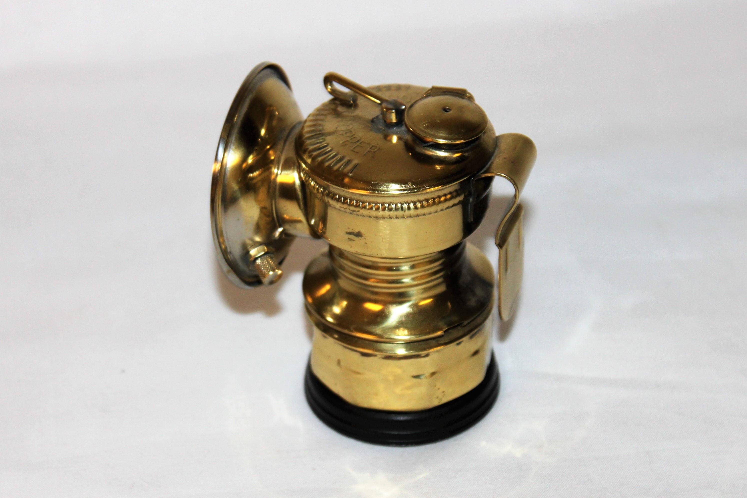 Antique 1920s Guys Dropper Carbide Miner’s Brass Mining Artifact – Guys ...