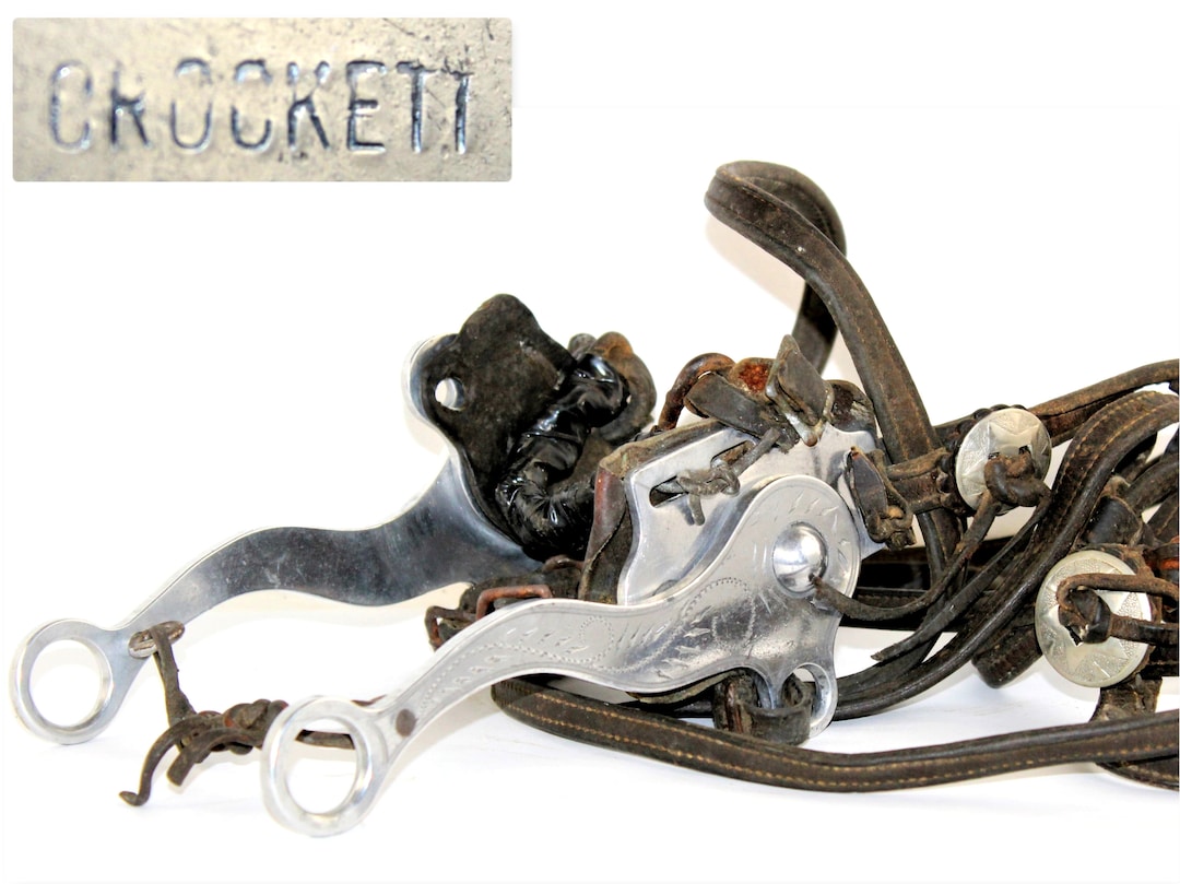 Oscar Crockett Horse Bit, Western Memorabilia - Etsy