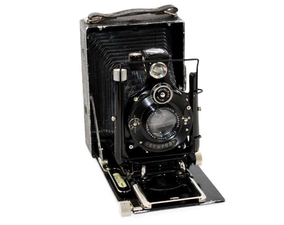 Vintage 1920s Voigtlander Avus Large Format Plate Camera: Antique ...
