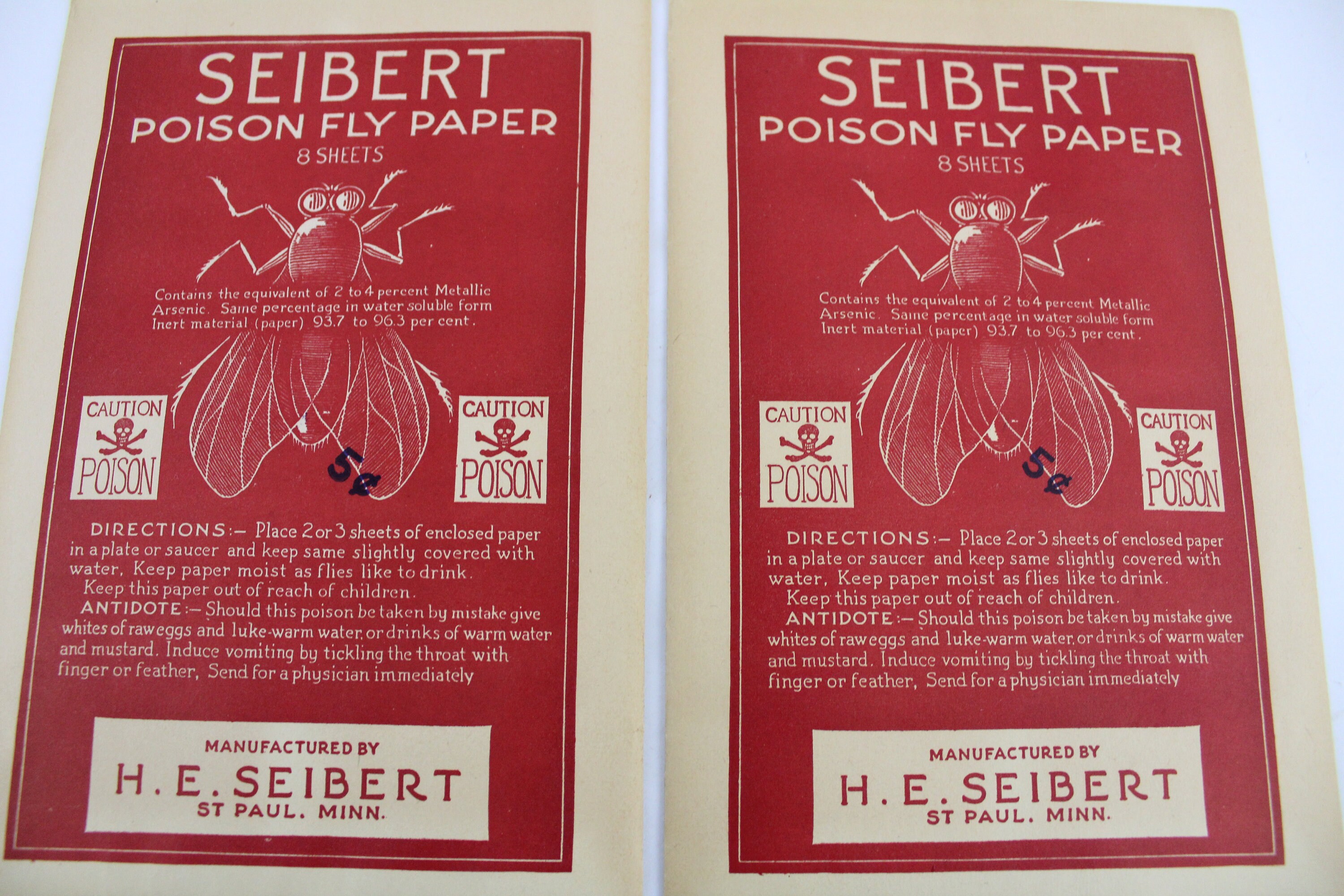 Seibert Poison Flypaper Sheets, & Aeroxon Fly Catcher, Poison ...