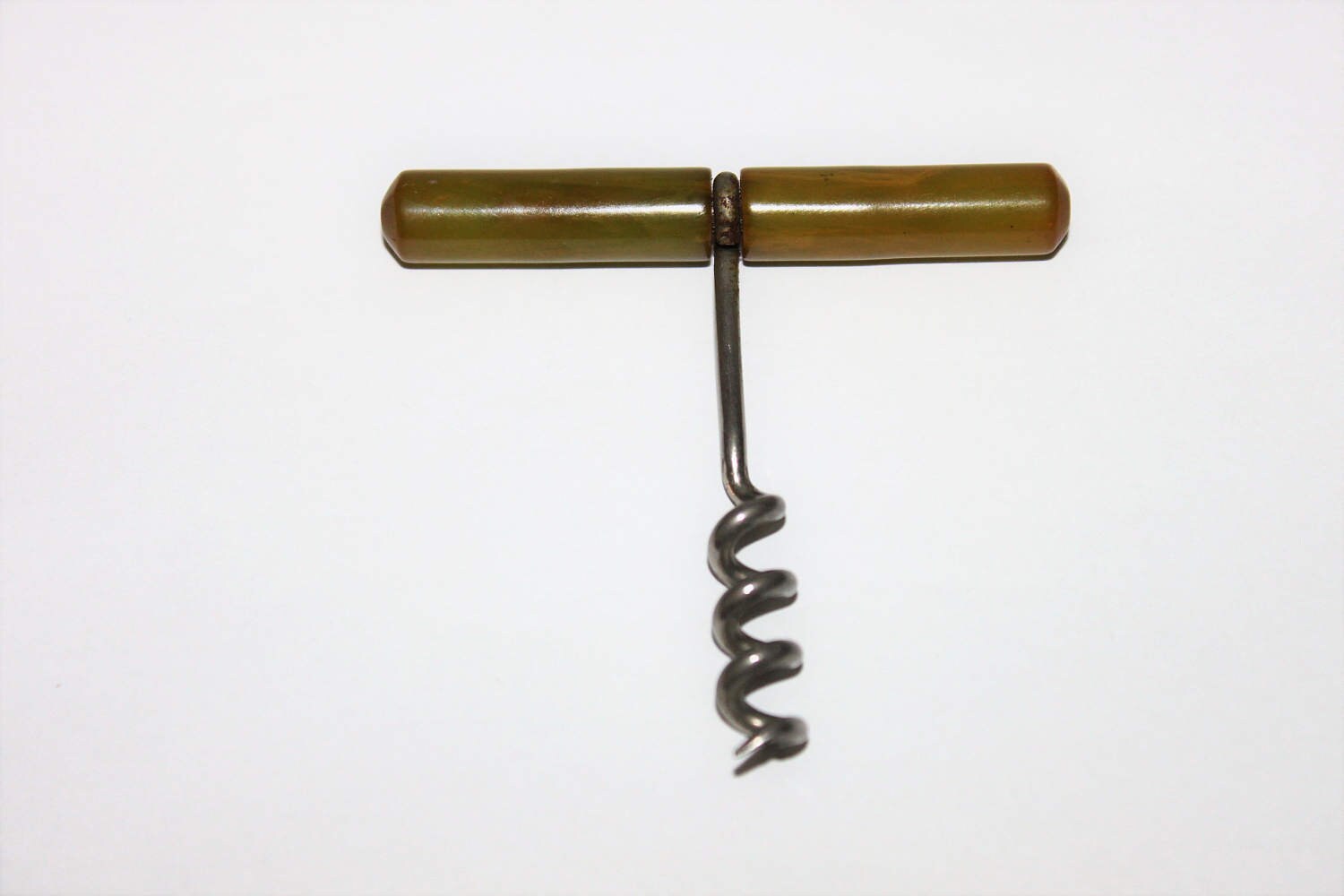 1930-40s Mid-Sized Corkscrew with Bakelite / Catalin Handle, Wine Opener