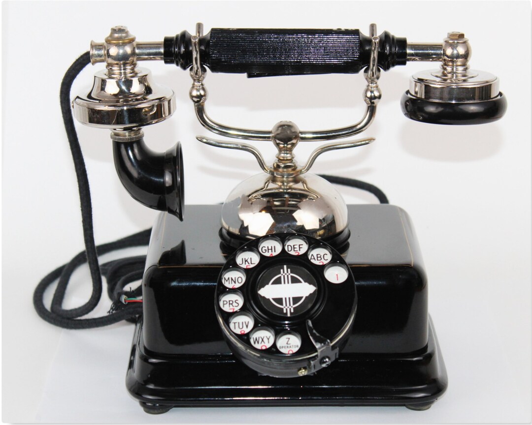 1920s Denmark Telephone, Copenhagen Telephone Company, KTAS-D08 - Etsy
