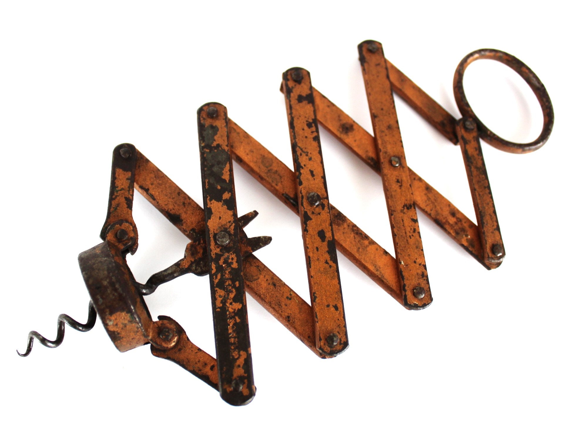 Antique Corkscrew, Wier’s 1884 Compound Lever Corkscrew, Wine Bottle Opener