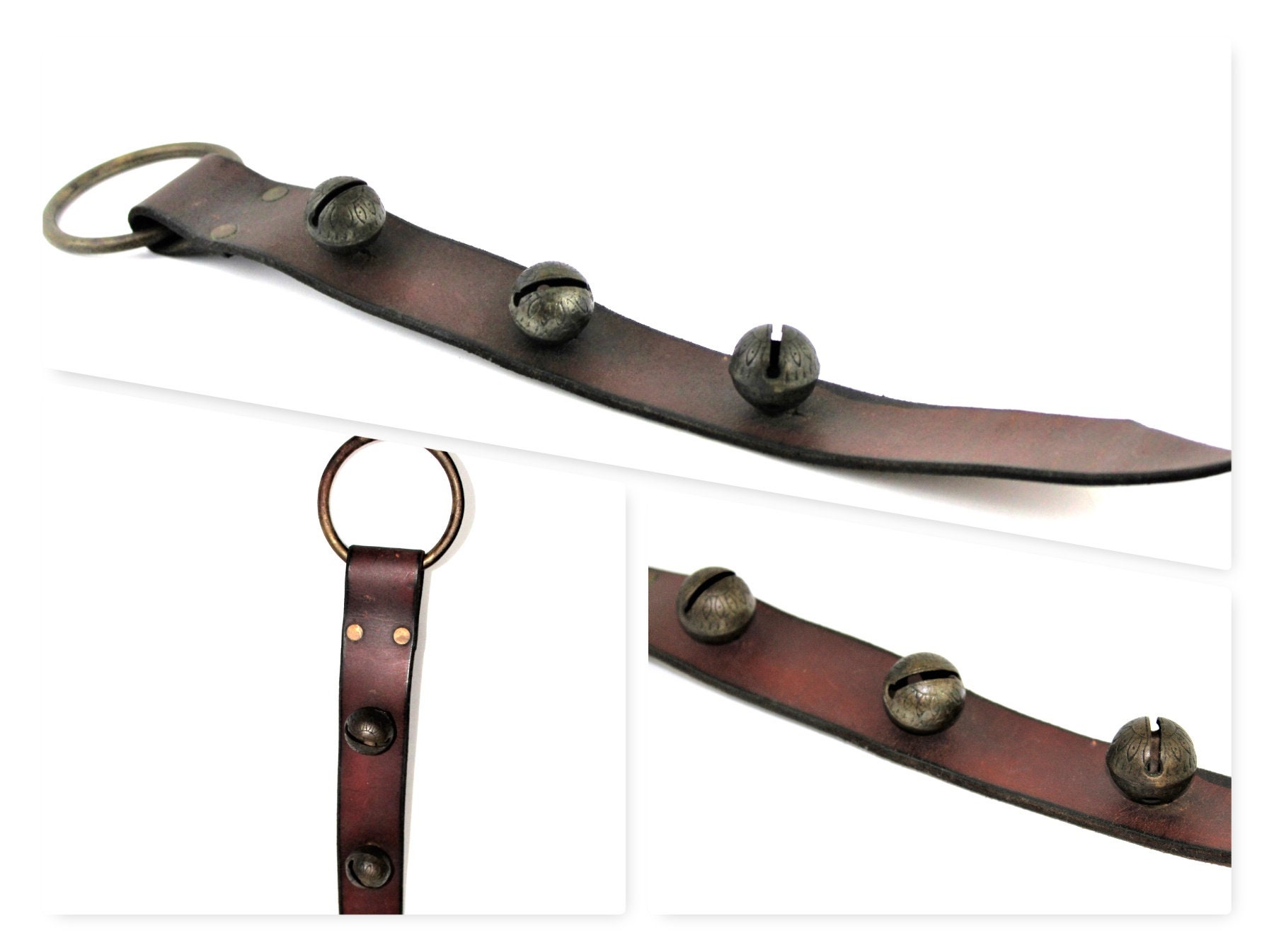 Short Strap Peddle Bells, Horse Sleigh Bells, Brass Bells, Jingle Bells