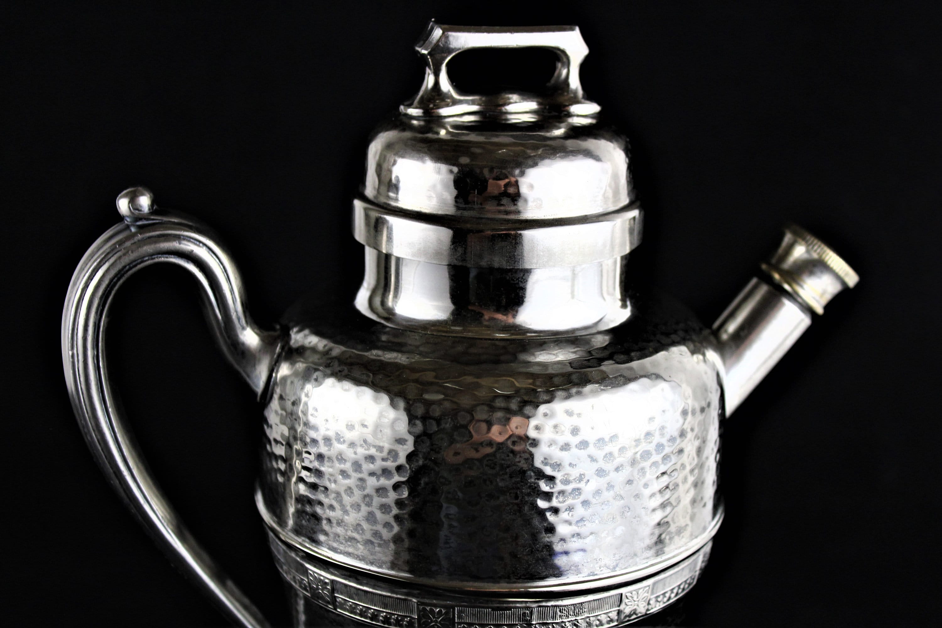 Antique Silver Martini Shaker, Continental Silver Co, Art Deco Barware