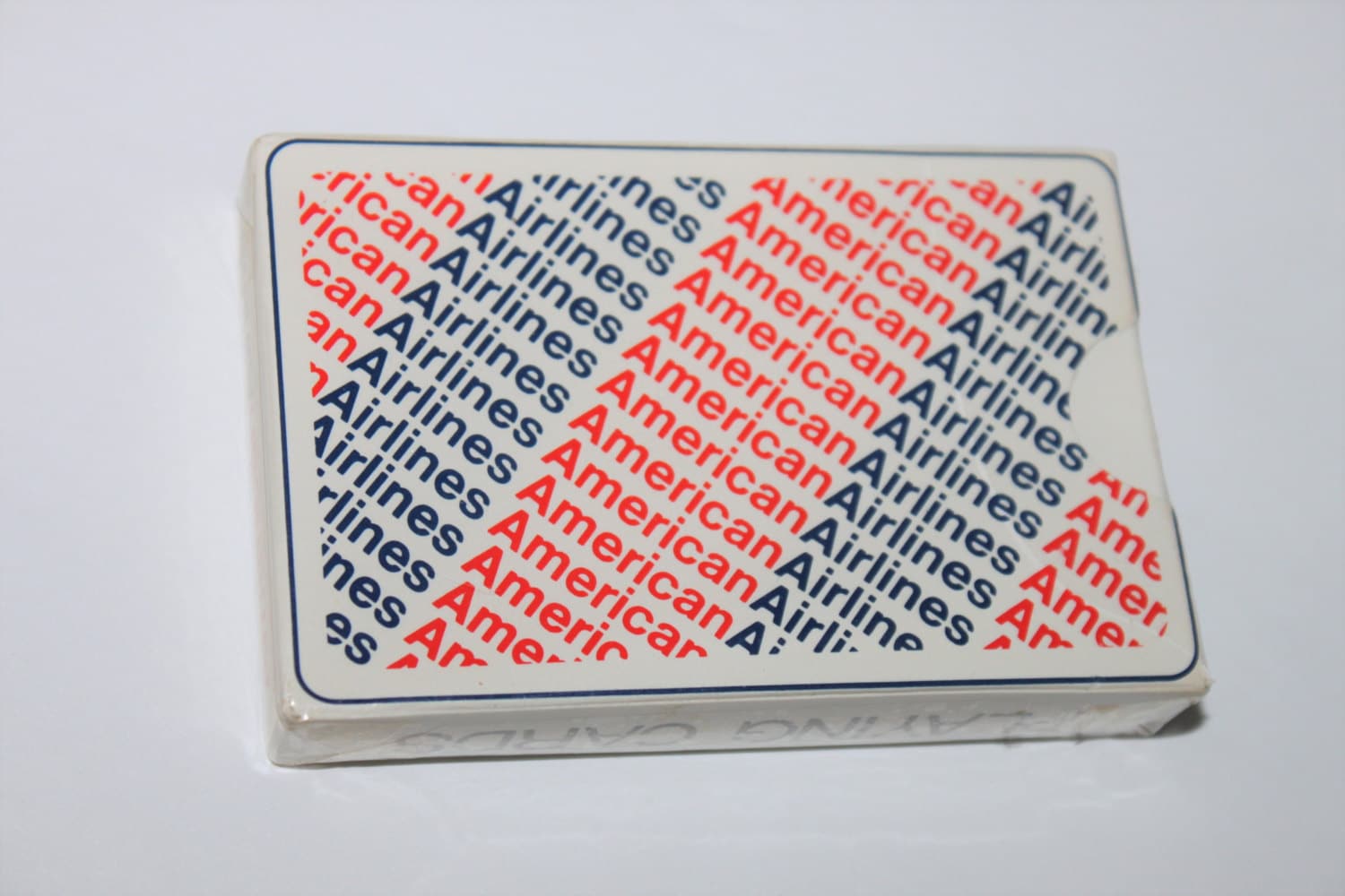 Vintage American Airlines Playing Cards, 1970s Set of Sealed Playing Cards