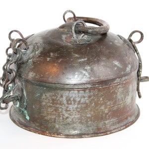 Vintage Chapati Copper Bread Box, Bread Storage - Etsy