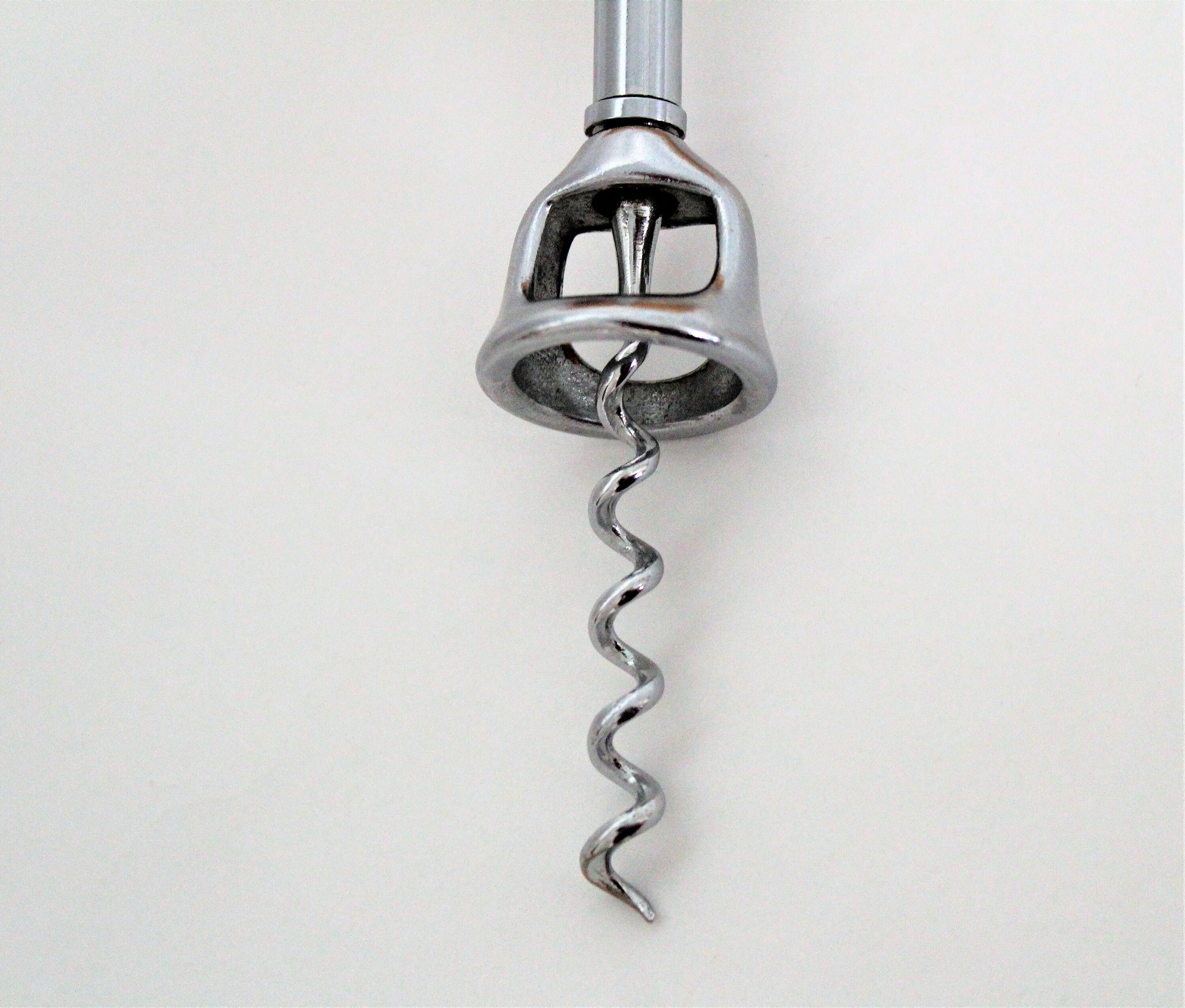 Vintage Corkscrew, Heart Shaped Corkscrew, Bakelite Handle, Vintage Barware