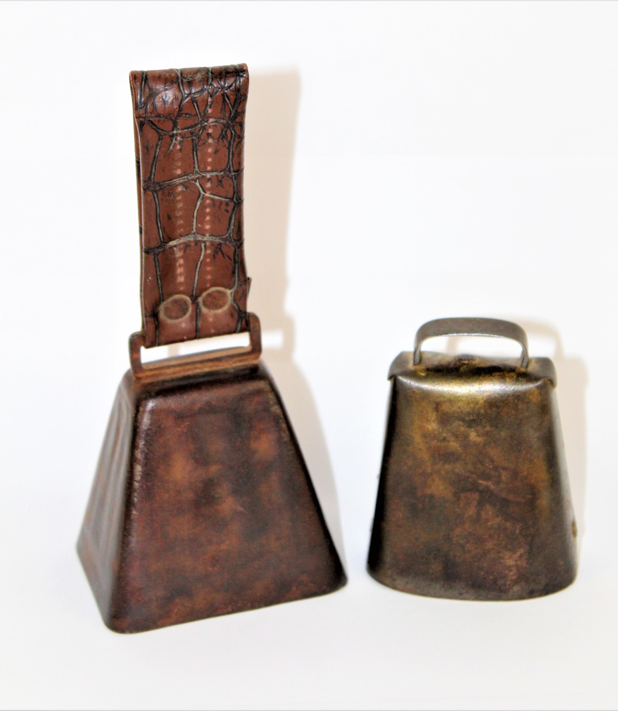 Two Vintage Cow Bells, Blum Cowbell