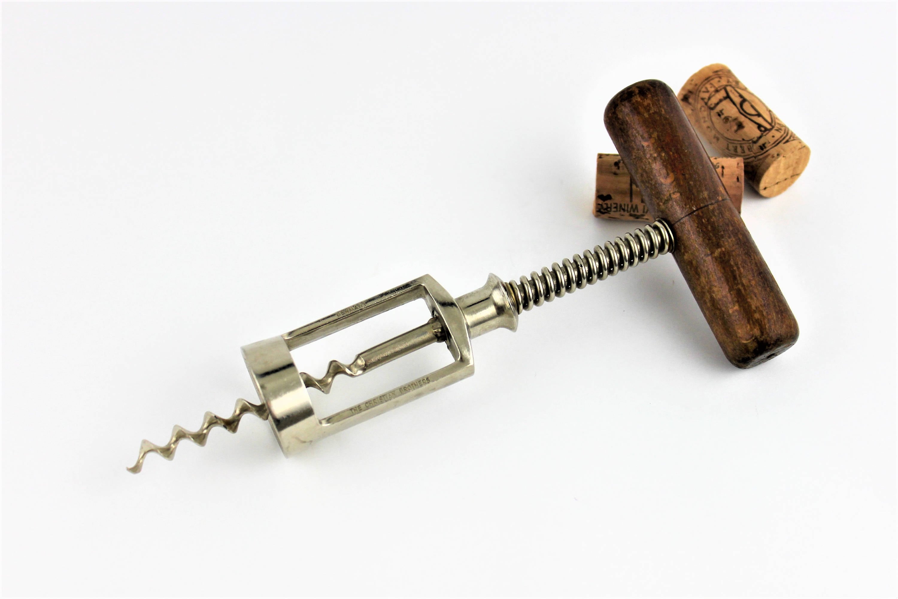 Vintage German Spring Assist Corkscrew with Advertisement for The ...
