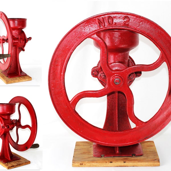 Antique Grain Mill - Etsy