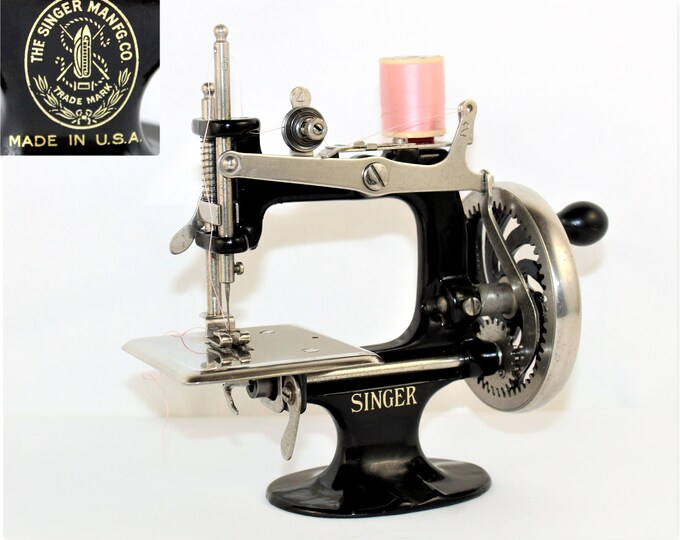 1930s Singer Model 20 Toy Sewing Machine - Etsy