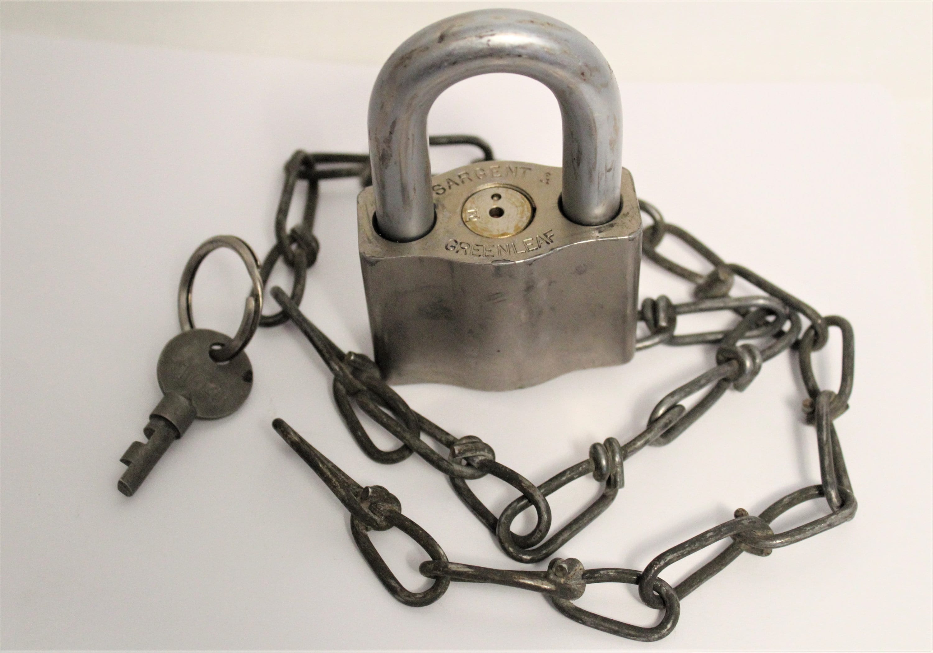 Vintage Sargent & Greenleaf #104 High Security Padlock