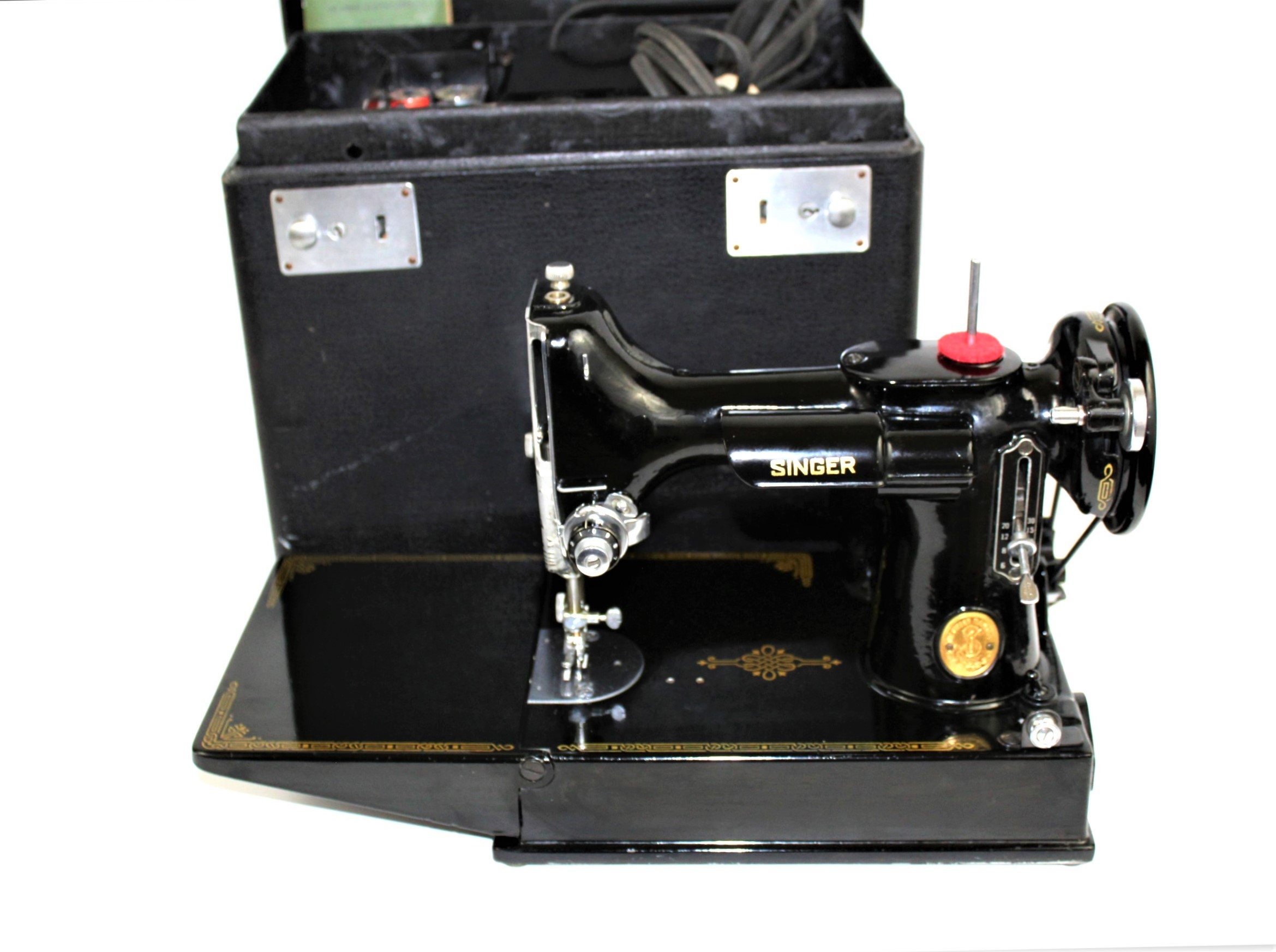 Old Singer Sewing Machine Black At Donald Deshields Blog