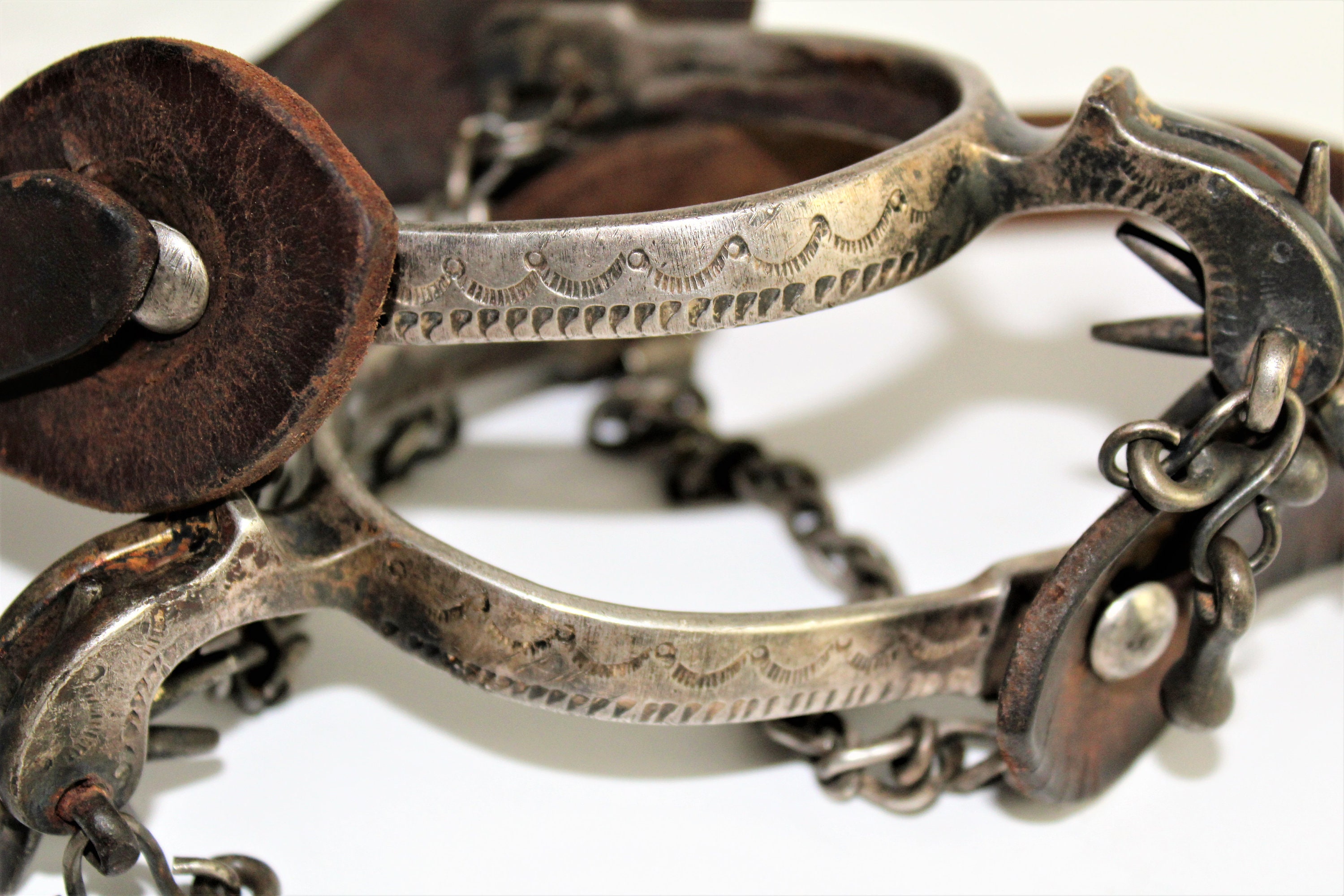 Western Memorabilia / August Buermann / Ten Point Spurs with Jingle ...