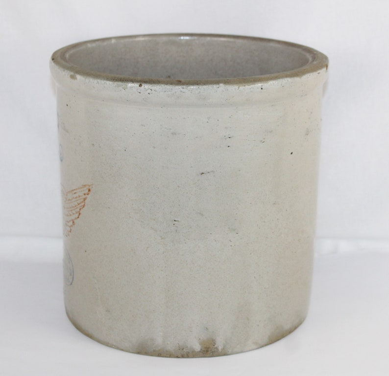 Antique Red Wing Stoneware Crock: 2-gallon, 4-inch Logo, 1920s - Etsy