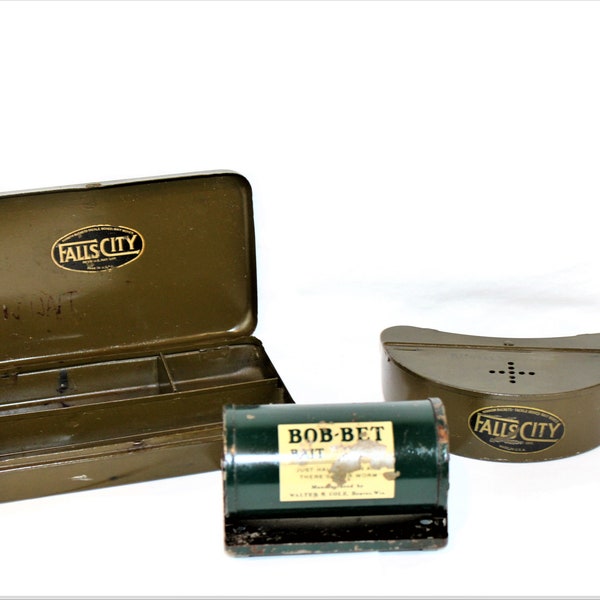 Vintage Bait Box - Etsy
