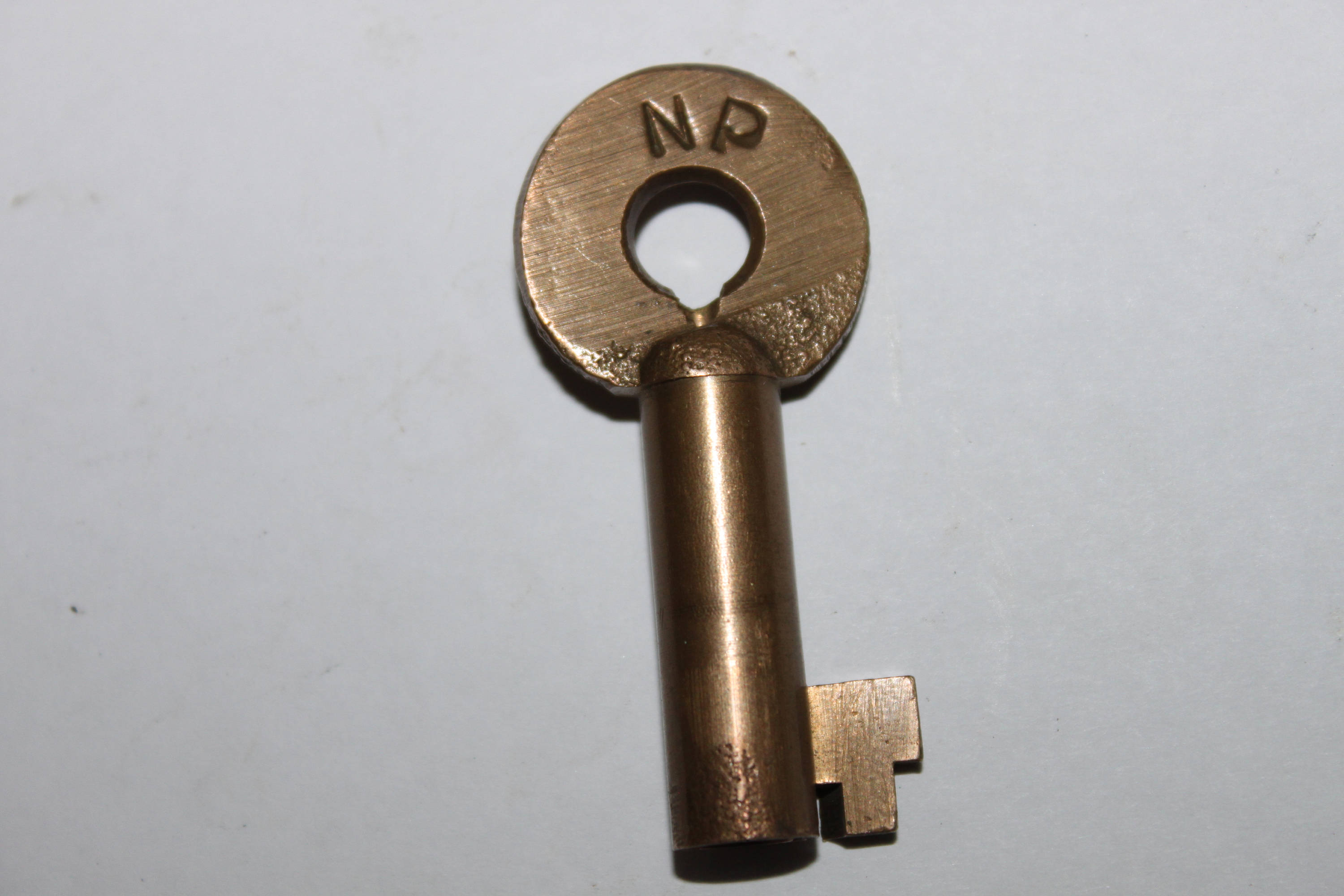 Vintage Adlake Switch Lock and Brass Hollow Barrel Key for Northern ...