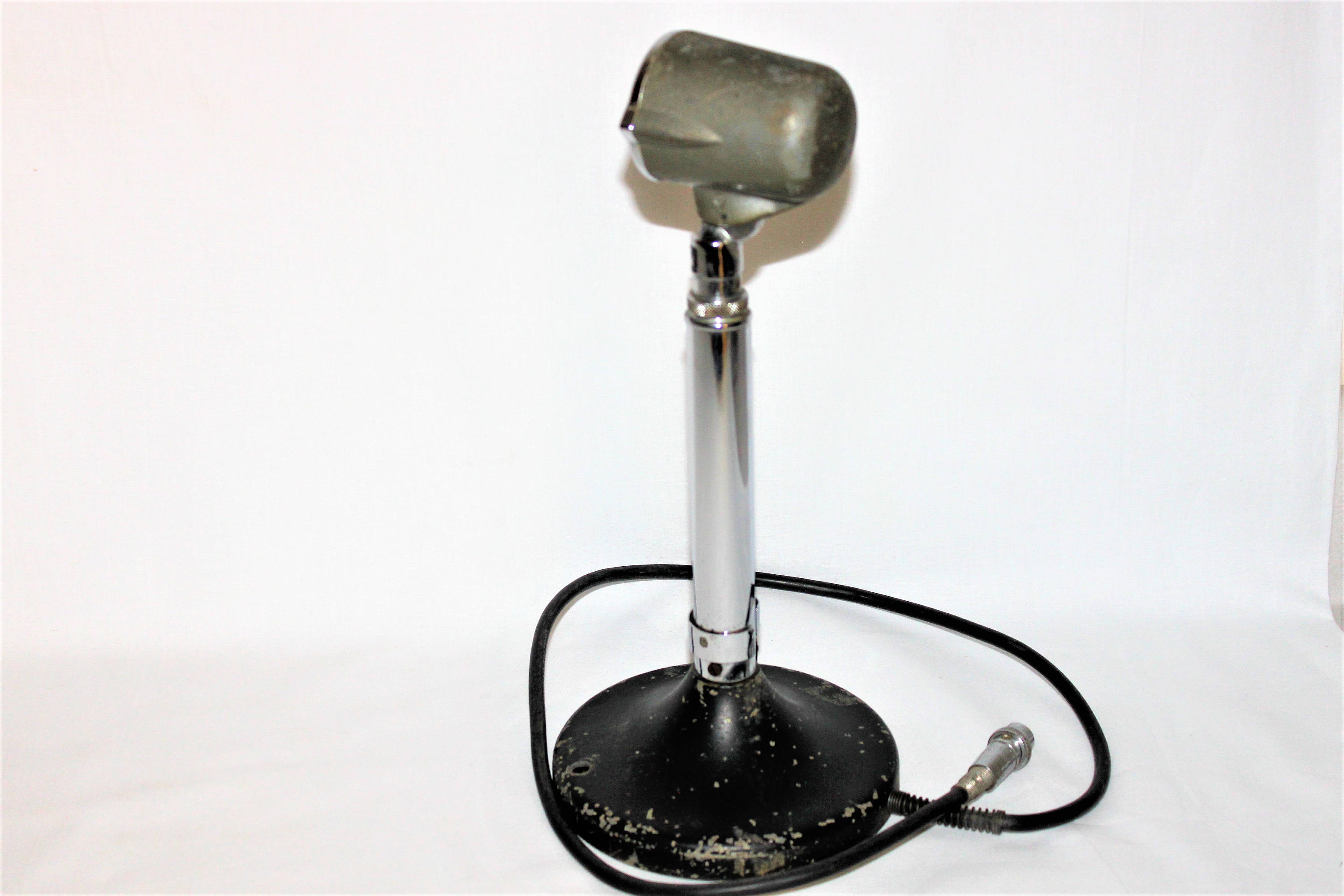 Vintage 1940s Astatic Mod No. 10 C Radio Microphone with a T-UG8 Stand