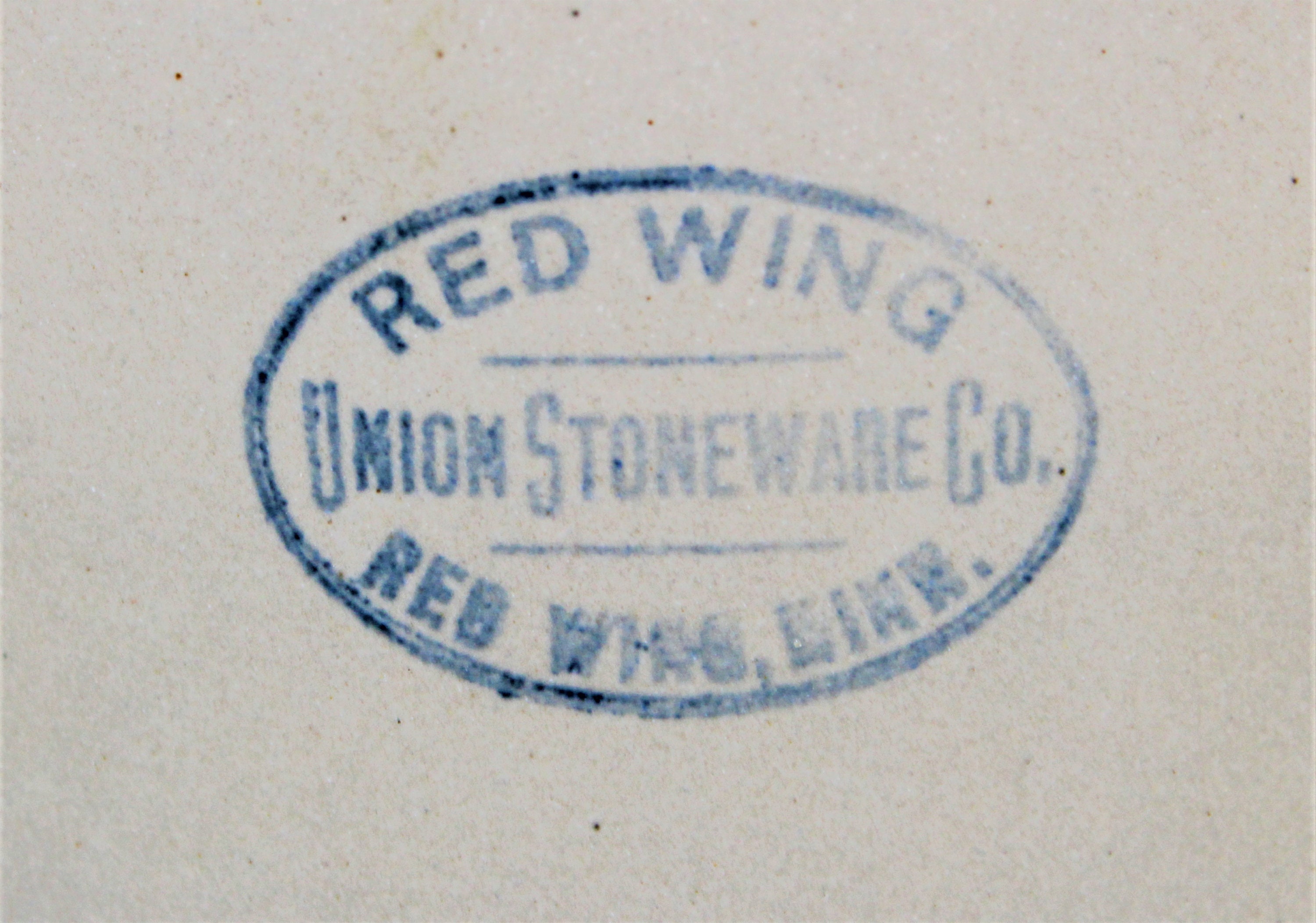 Antique Red Wing Union Stoneware Co. Two Gallon Crock, 4” Red Wing ...