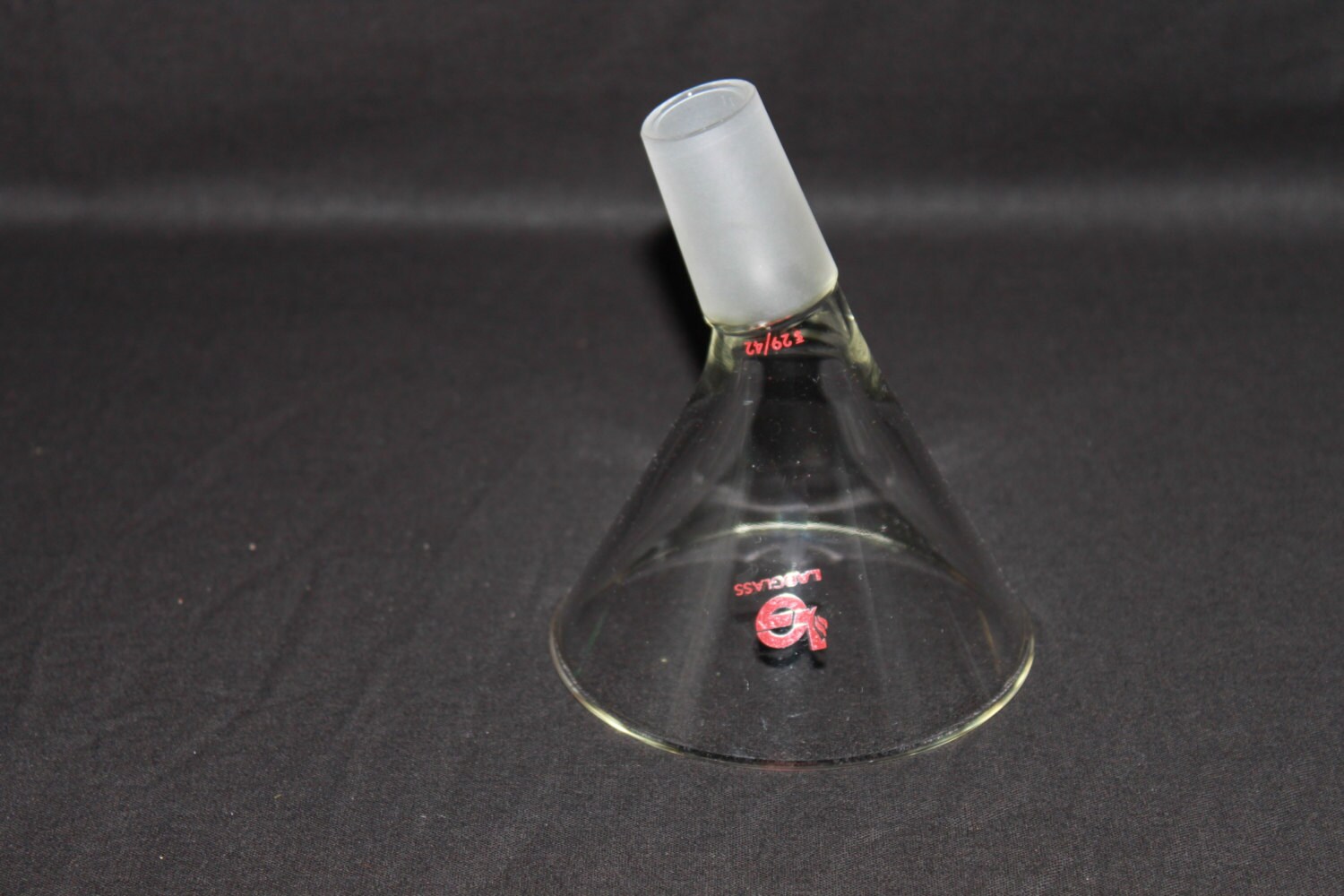 Laboratory Glassware, Pyrex LG 60 Degree Offset Funnel
