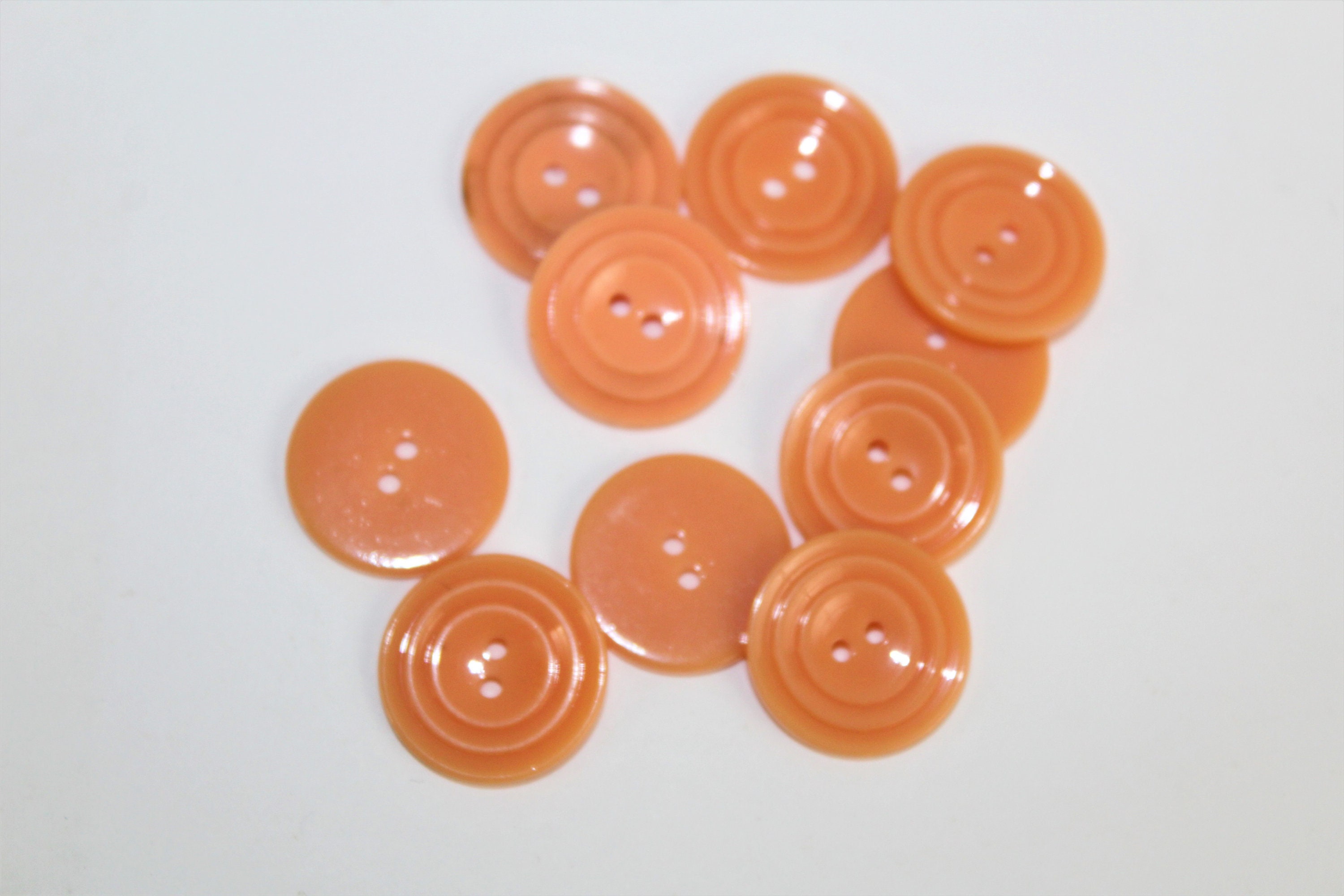 1940s Pink Plastic Buttons in a David Friedman, New York, NY Box, Retro ...
