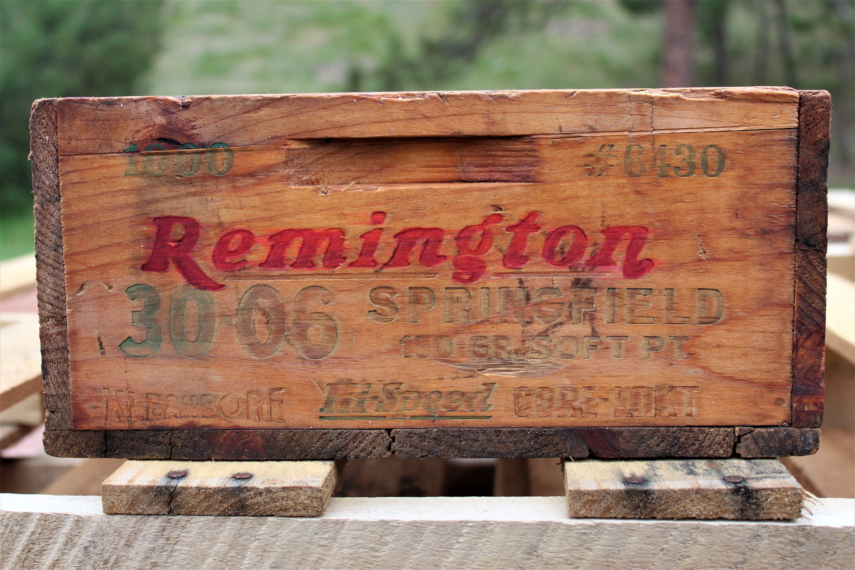 Wood Shipping Crate / Remington 30-06 Ammo / Wood Crate / 30-06 ...