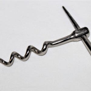 Antique Corkscrew Peg and Worm Left handed Corkscrew With a Pipe Tamper ...