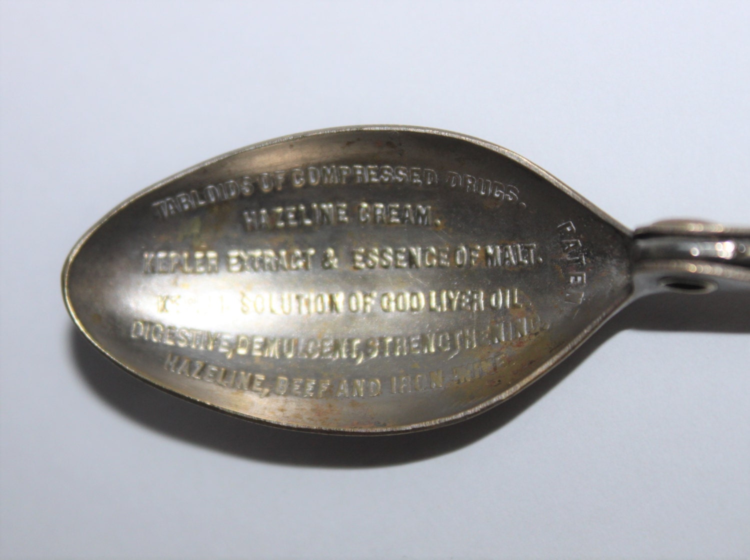 Antique Victorian Era 1880s Apothecary Medicine Spoon with built in ...