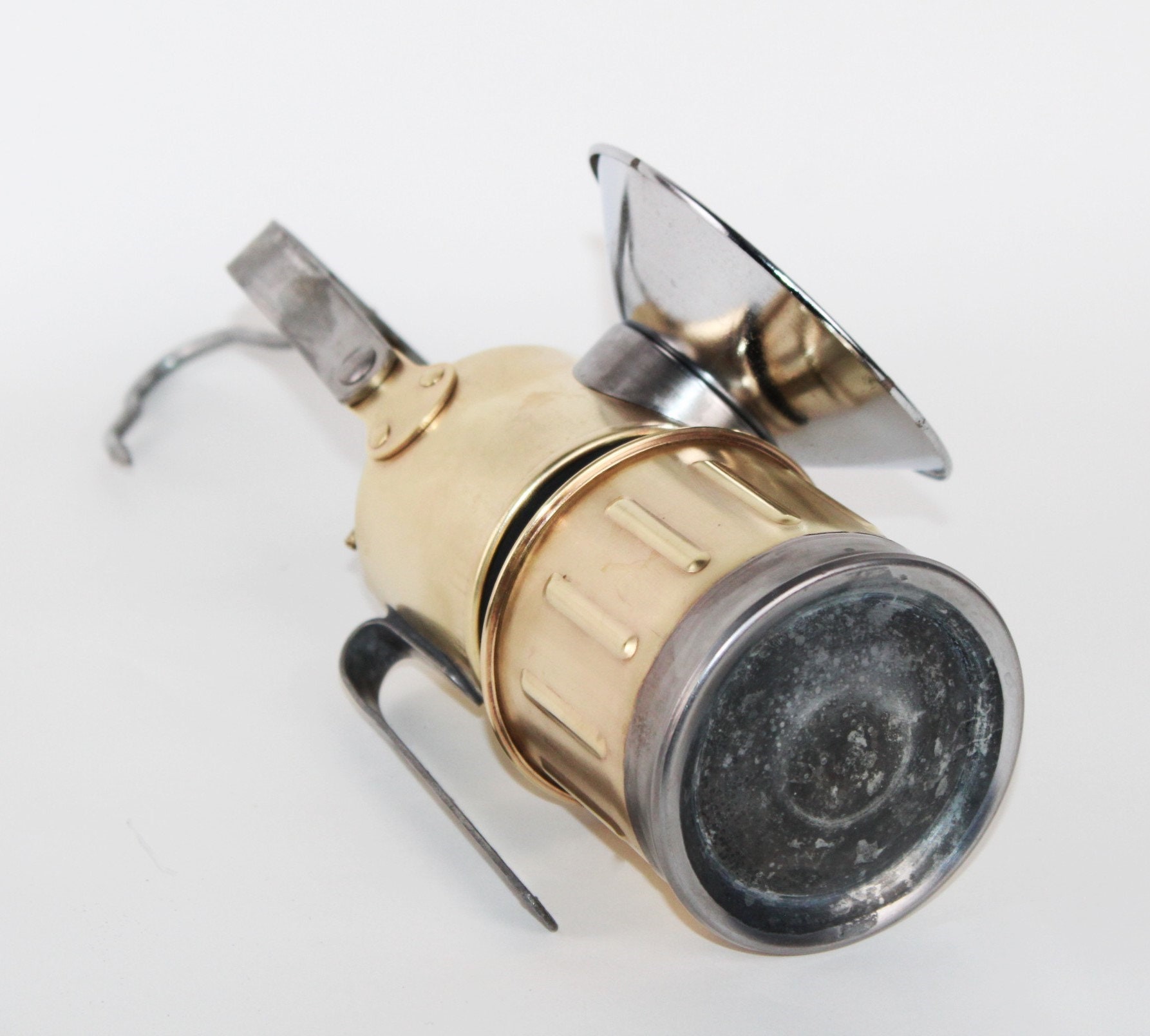 Antique 1930s JUSTRITE Carbide Lantern, Mining Artifact, Large Miners ...