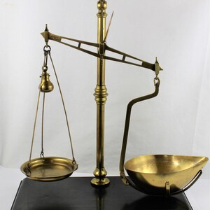 W & T Avery Brass Equal-arm Beam Scale - Etsy