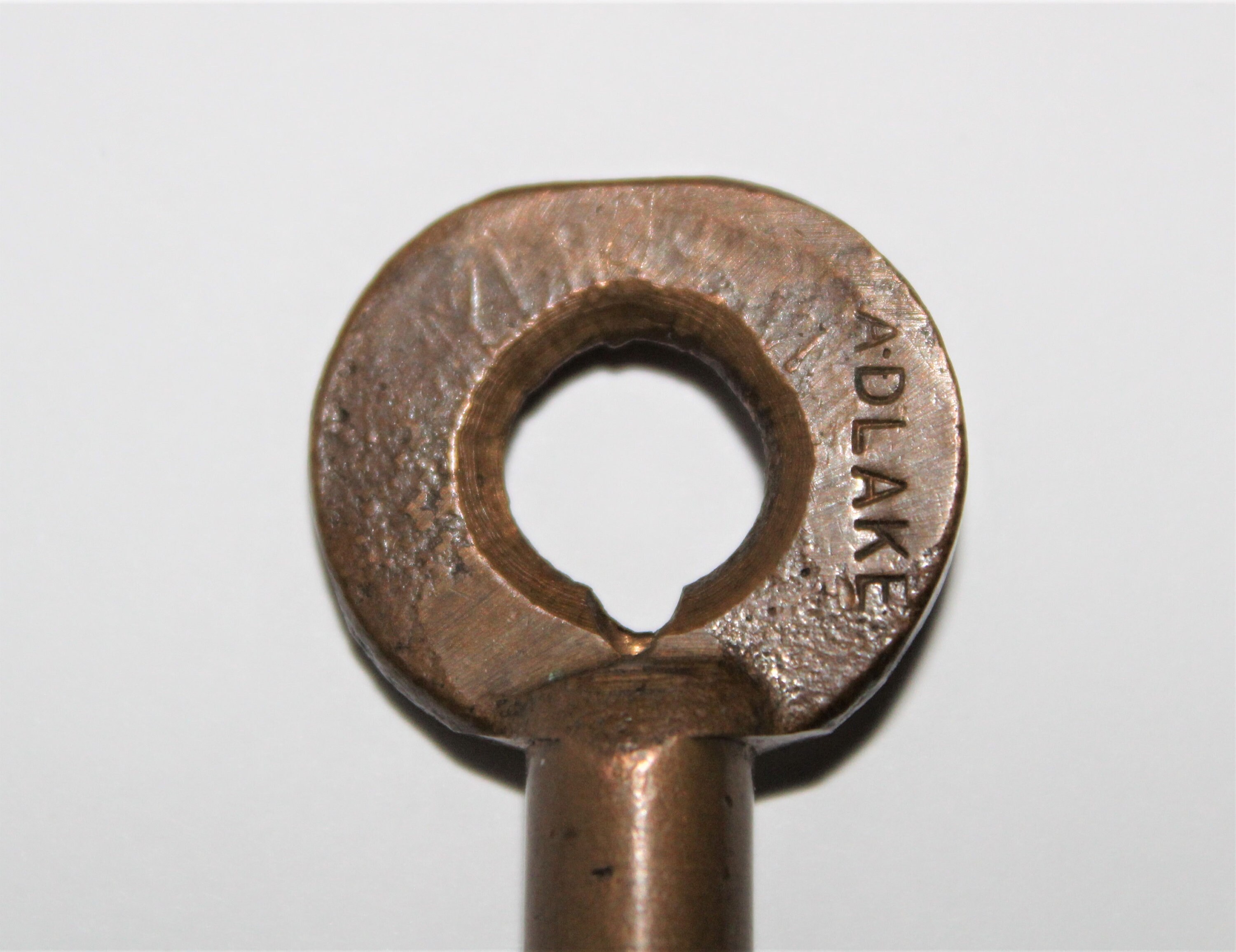WCRY Railroad, Brass Hollow Barrel Switch Lock Key, Wisconsin Central ...