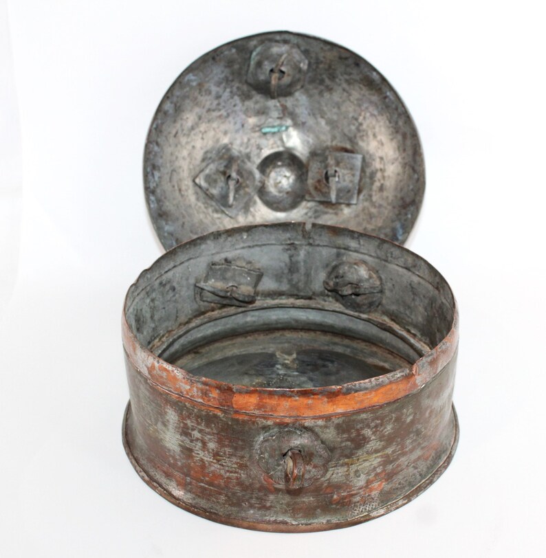 Vintage Chapati Copper Bread Box, Bread Storage - Etsy