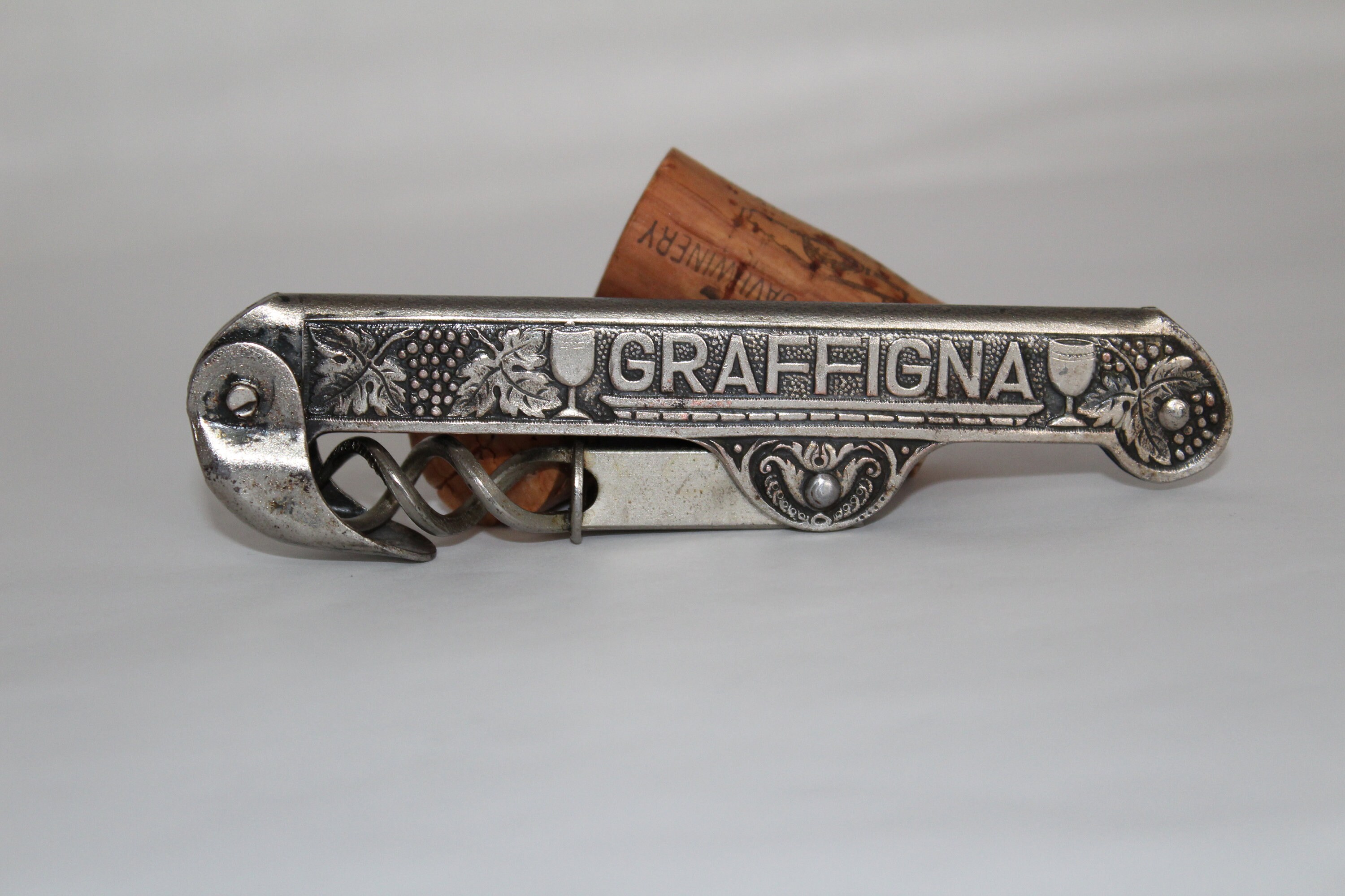 Vintage Corkscrew, 1970s Graffigna and Centenario Waiters Style Double ...