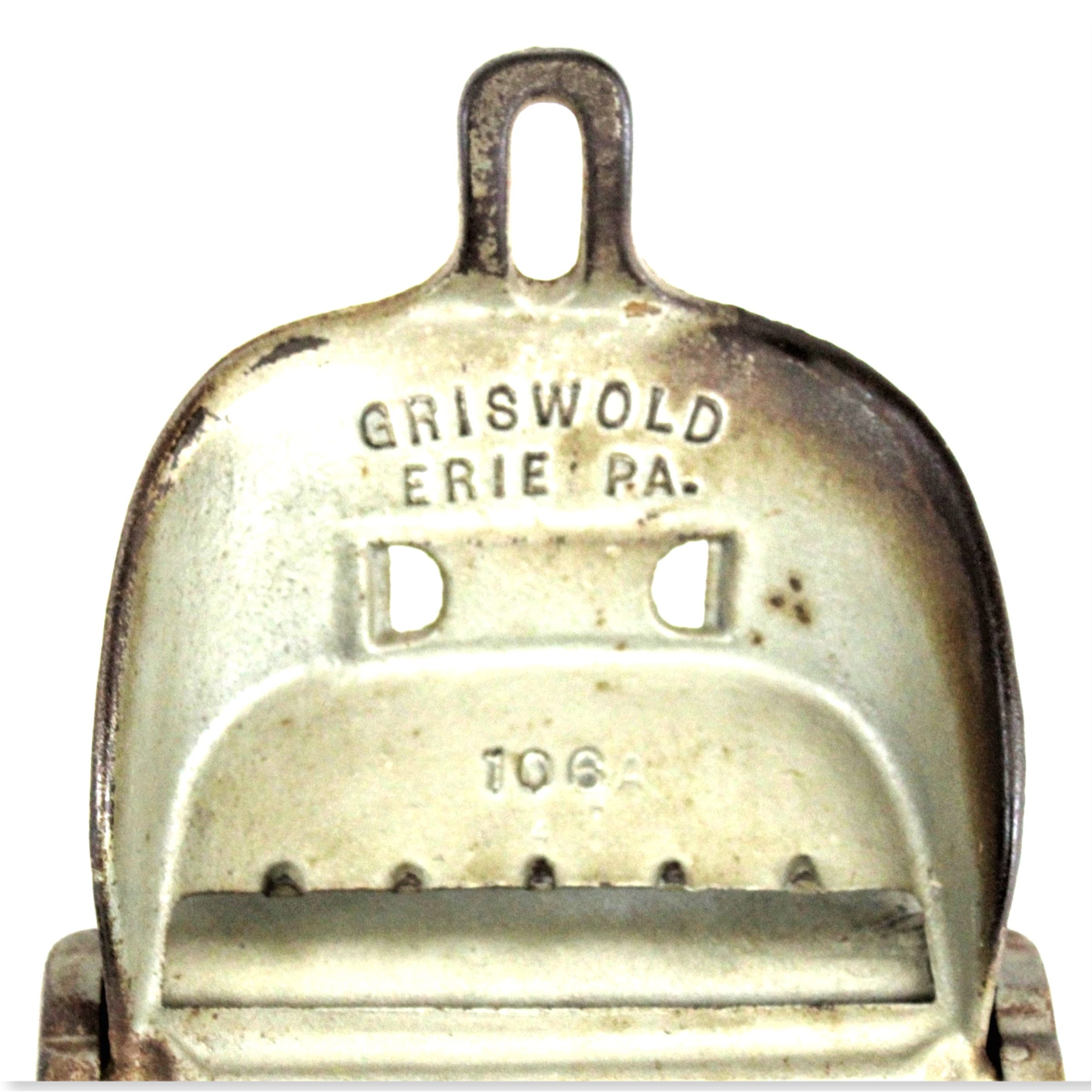 1930s Griswold Cast Iron Wall Hanging Mailbox, Vintage Mailbox 1930s Griswold Cast Iron Wall Hanging Mailbox, Vintage Mailbox