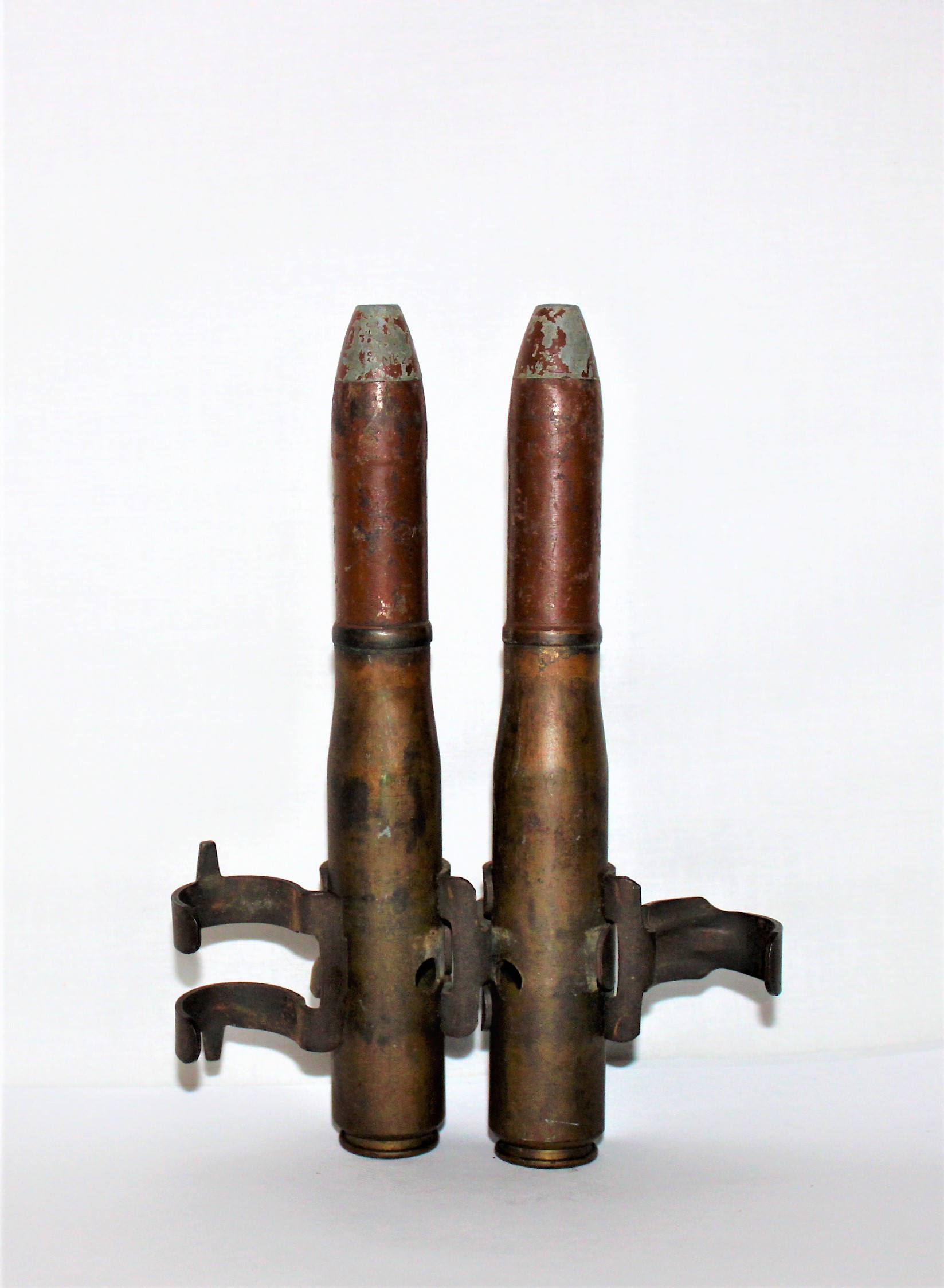 Vintage WWII 1944 20x110mm RB Original Linked, Converted Military ...