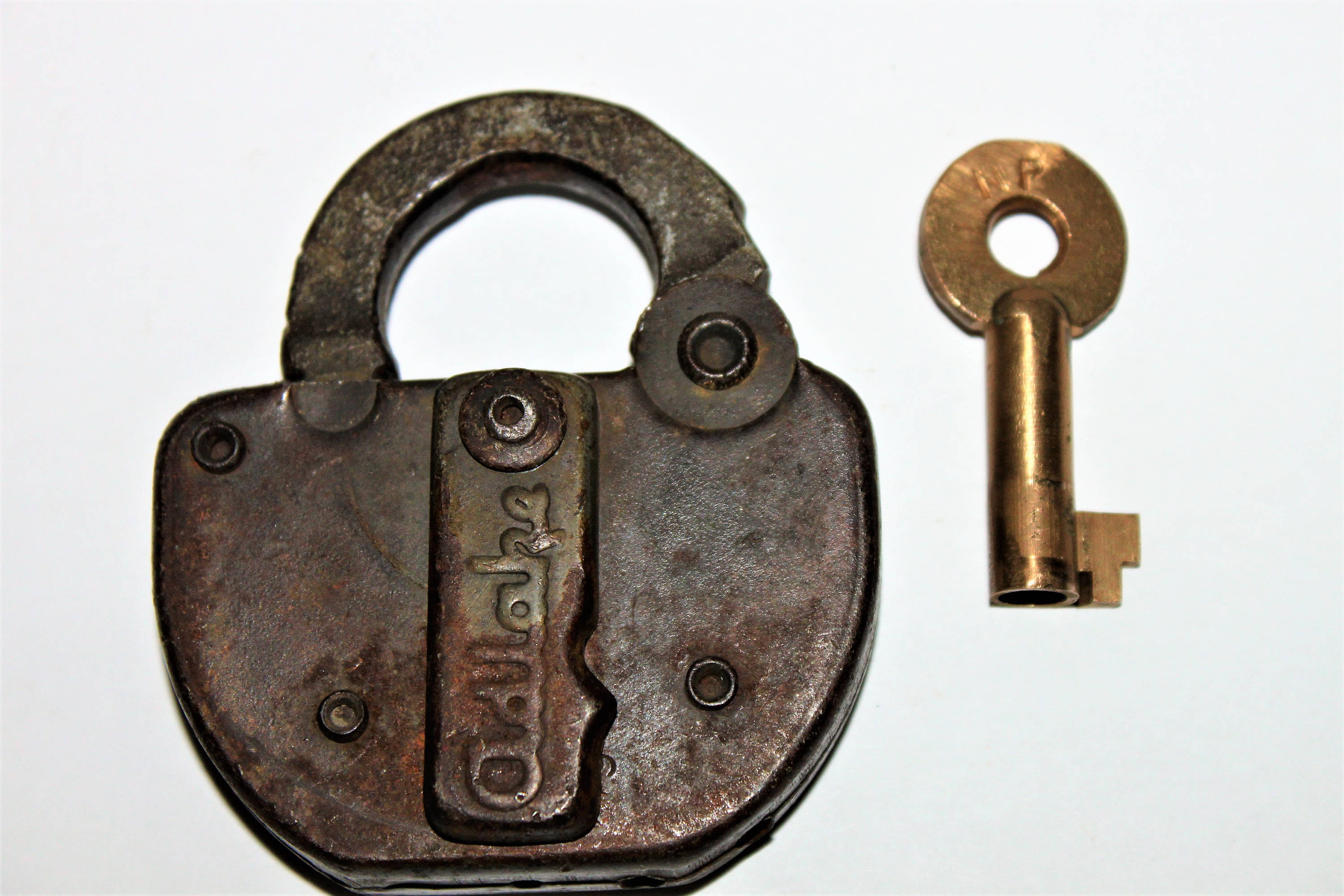Vintage Adlake 1949 Switch Lock and Brass Hollow Barrel Key for ...