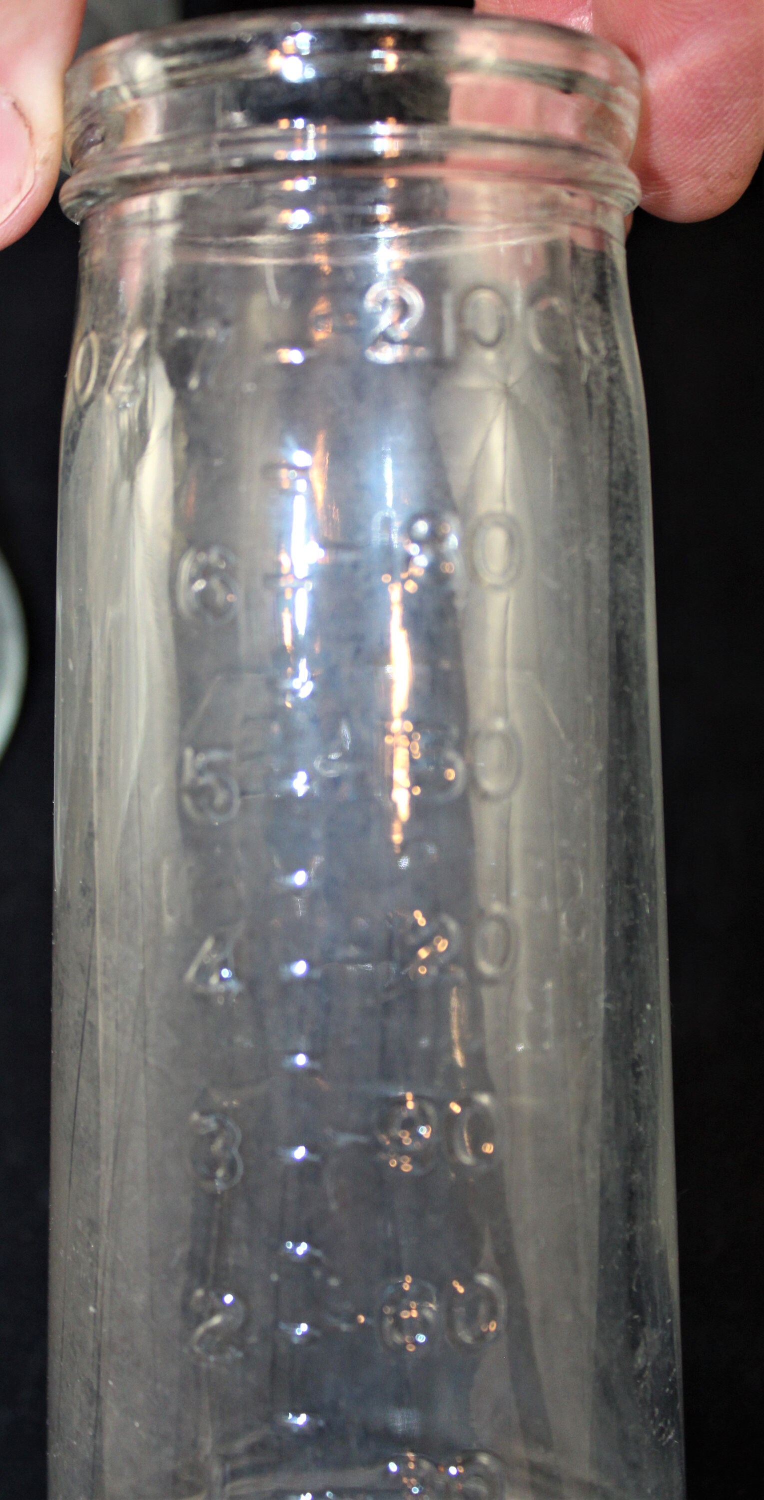 Vintage 1940s Glass Urine Specimen Bottles Apothecary Bottle