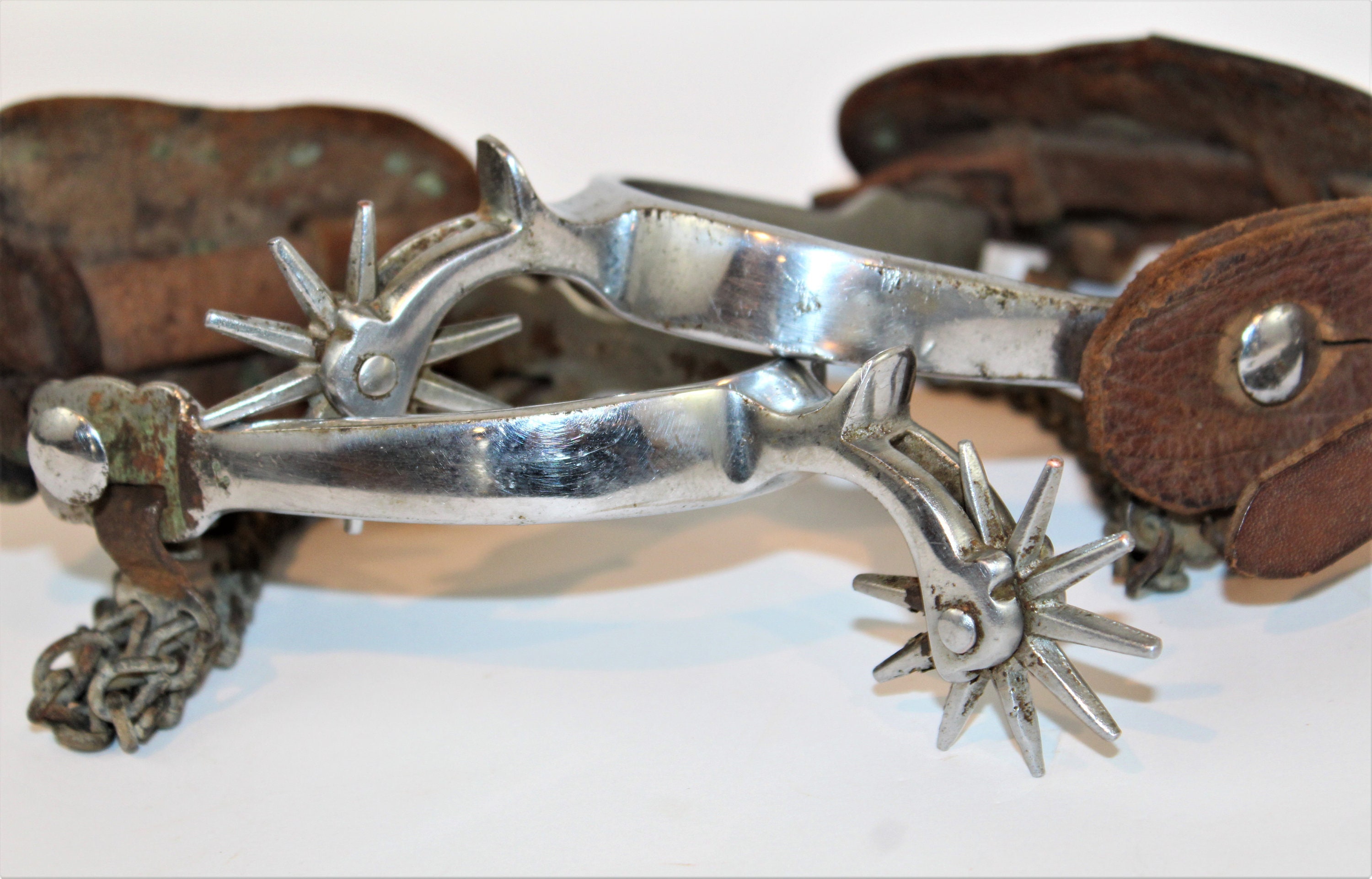 Antique Pair of North and Judd Western Cowboy Spurs
