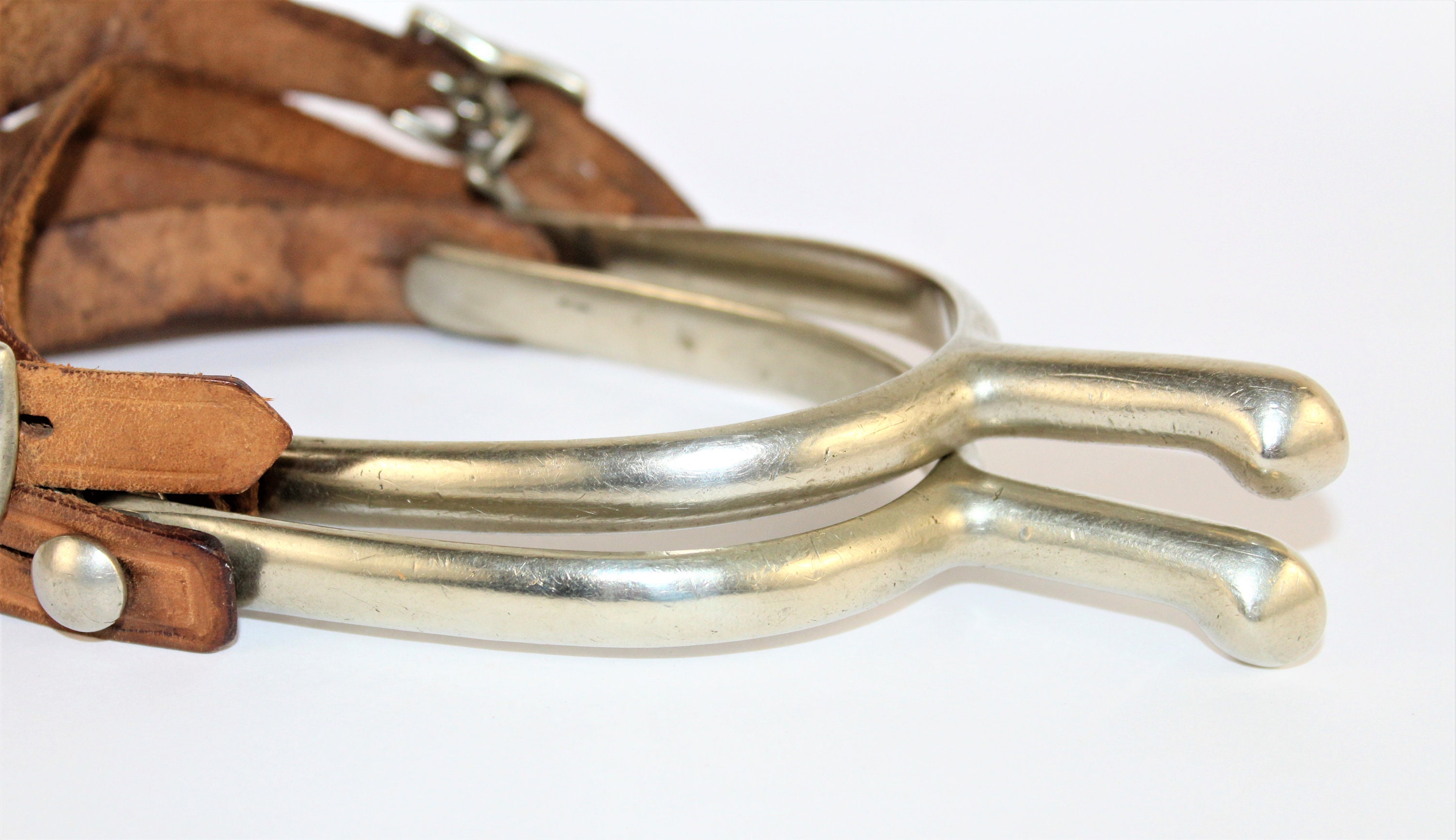 Antique August Buermann Cavalry Spurs, WWI U.S. Cavalry Spurs