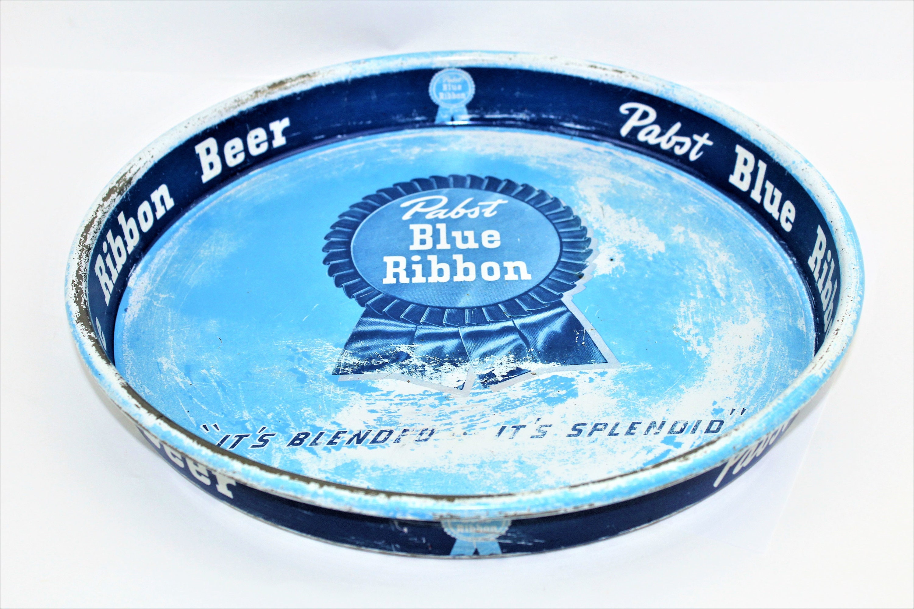 Mid Century Barware / Pabst Blue Ribbon Beer / Bar Tray / Breweriana ...
