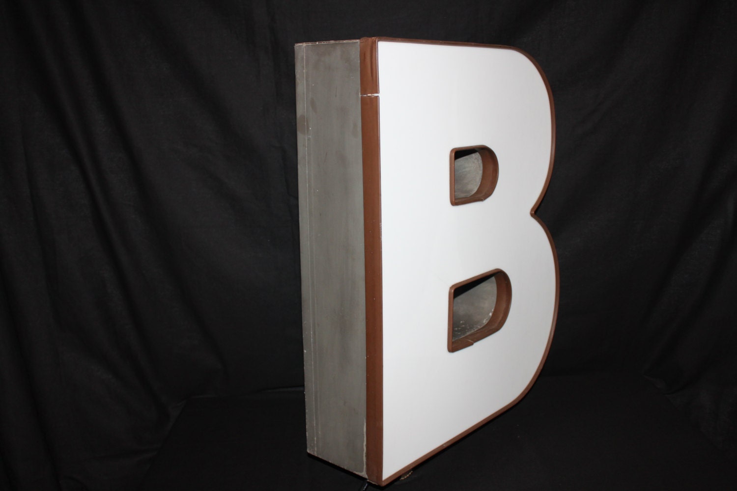 Industrial Neon Sign the Letter B ” Working Neon Light