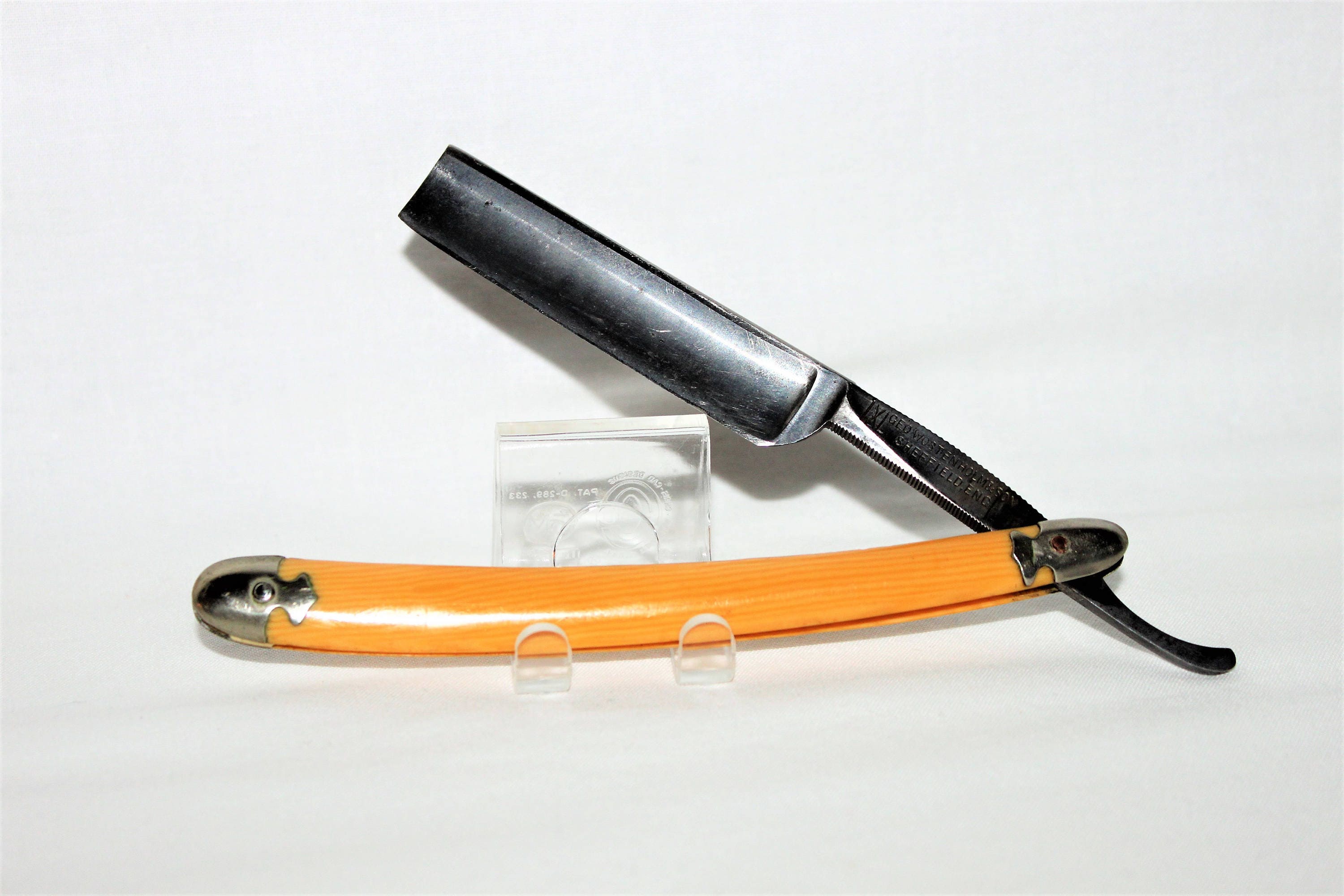 Antique Straight Razor, George Wostenholm & Son IXL Straight Razor ...