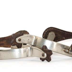Antique North & Judd Western Cowboy Spurs: Vintage Americana Rodeo ...
