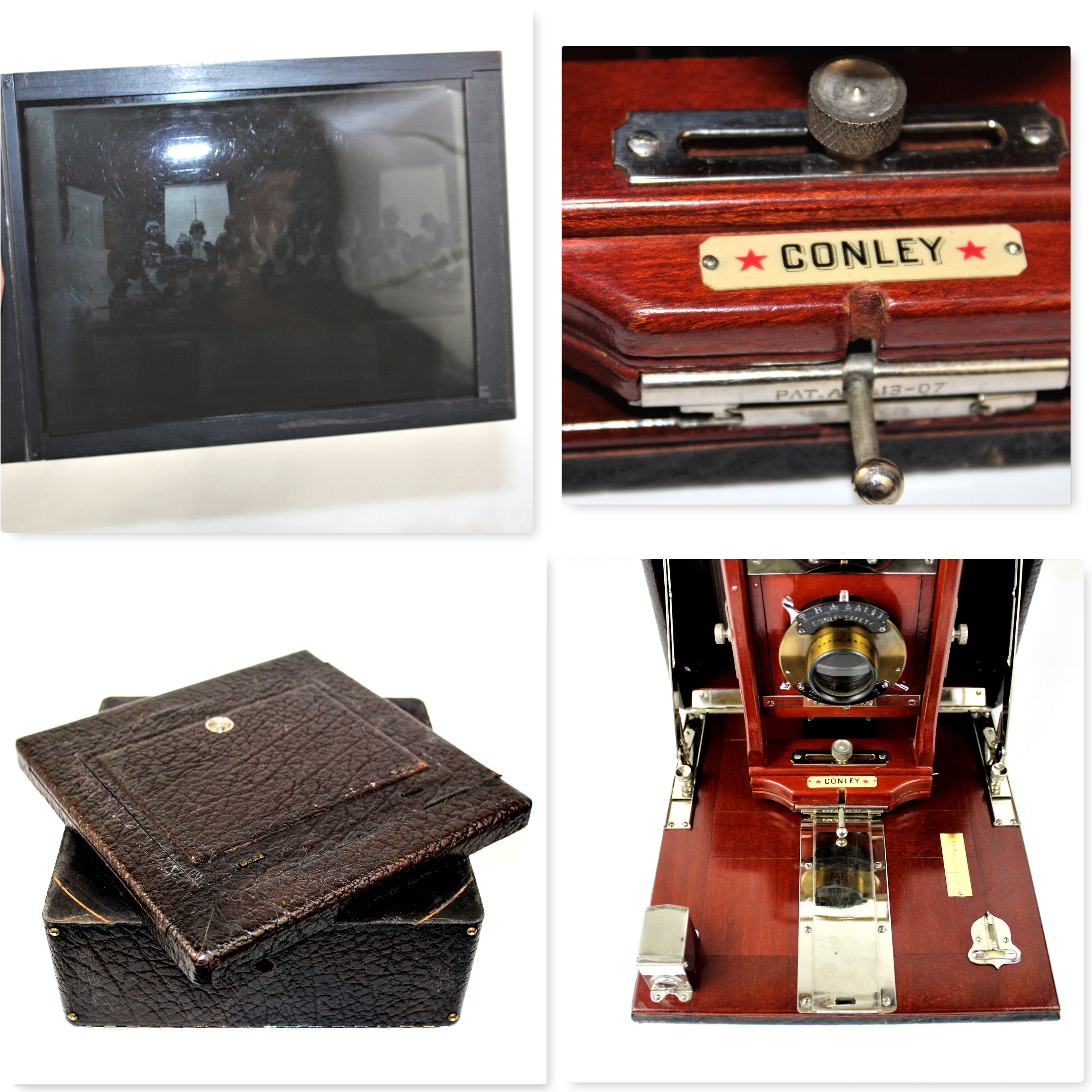 Antique 1908 Conley Model XV, Long Focus Revolving Back Camera, Antique ...