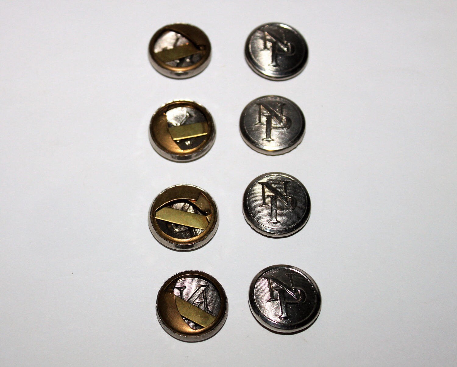 Vintage Mid-Century set of 8 Northern Pacific Railroad Conductor Button ...