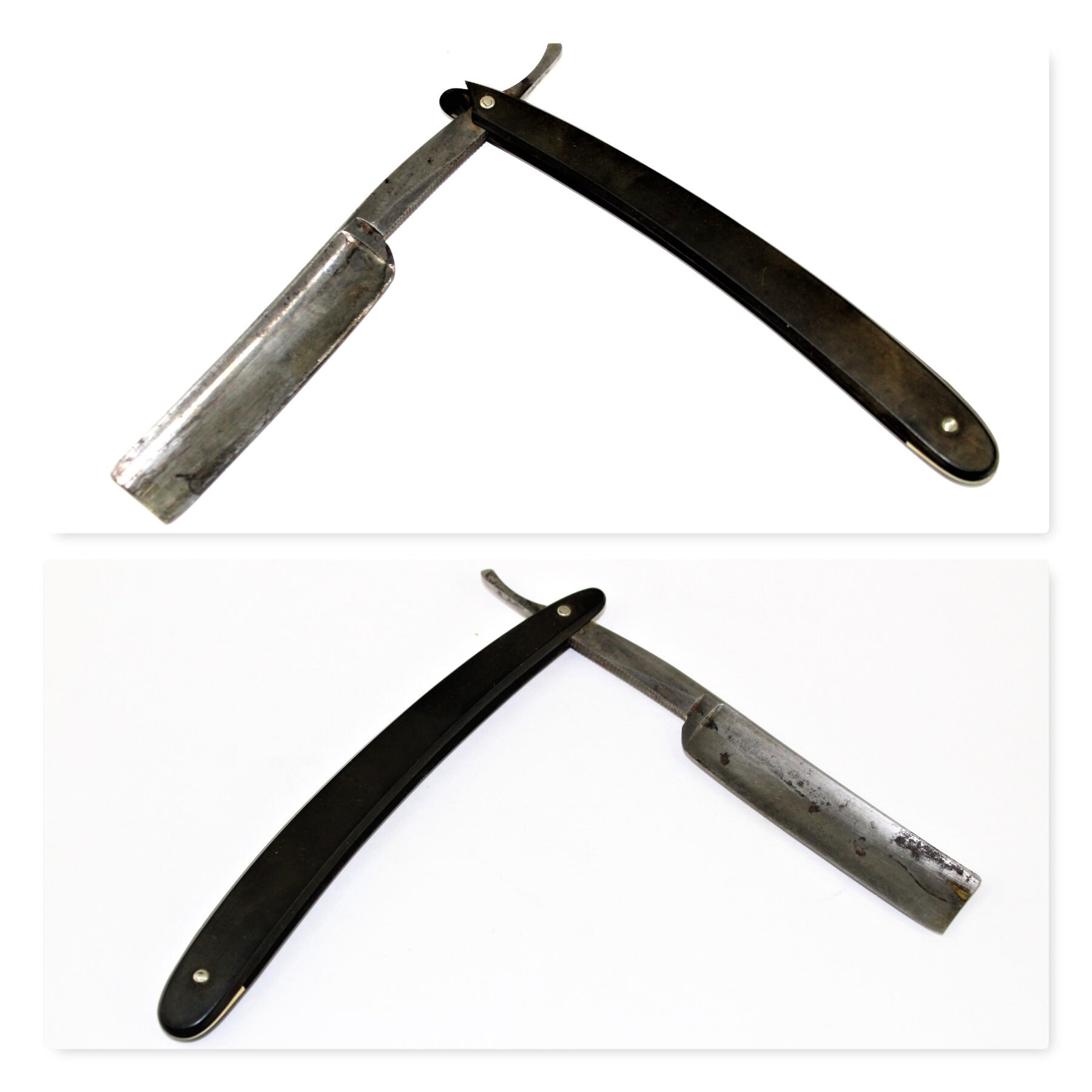 Antique Barber / Lot of Eight Barber and Shaving Collectibles / Barber ...